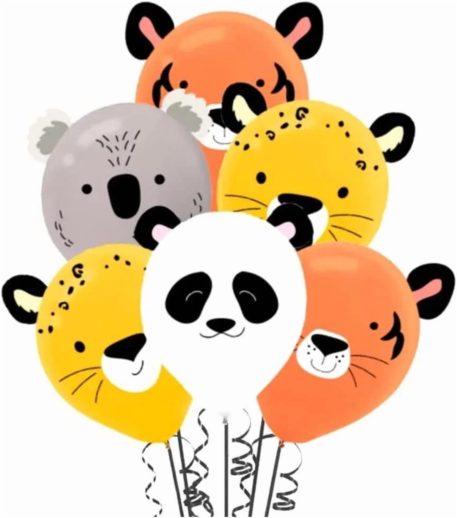 Get Wild Jungle Safari Animal Kids Birthday Party Decoration Latex ...