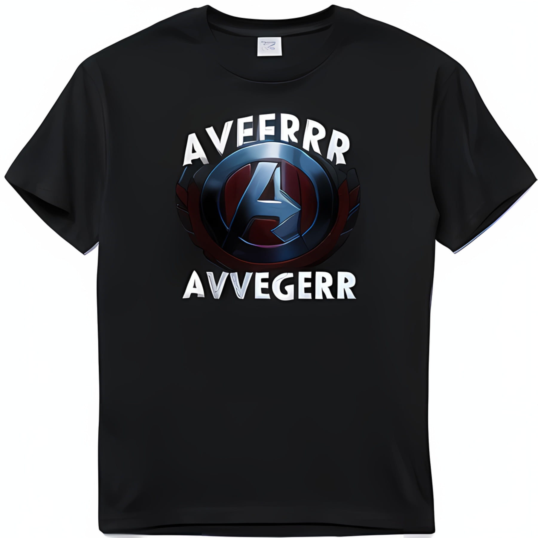 Get Your Style On with Black Logo T-Shirt Iconic A Symbol Chest Graphic ...