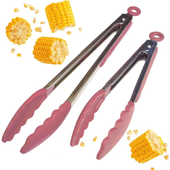 'Get a ' Kitchen Tongs for Cooking (2Pcs) - BBQ Tongs for Grill to 600 ...