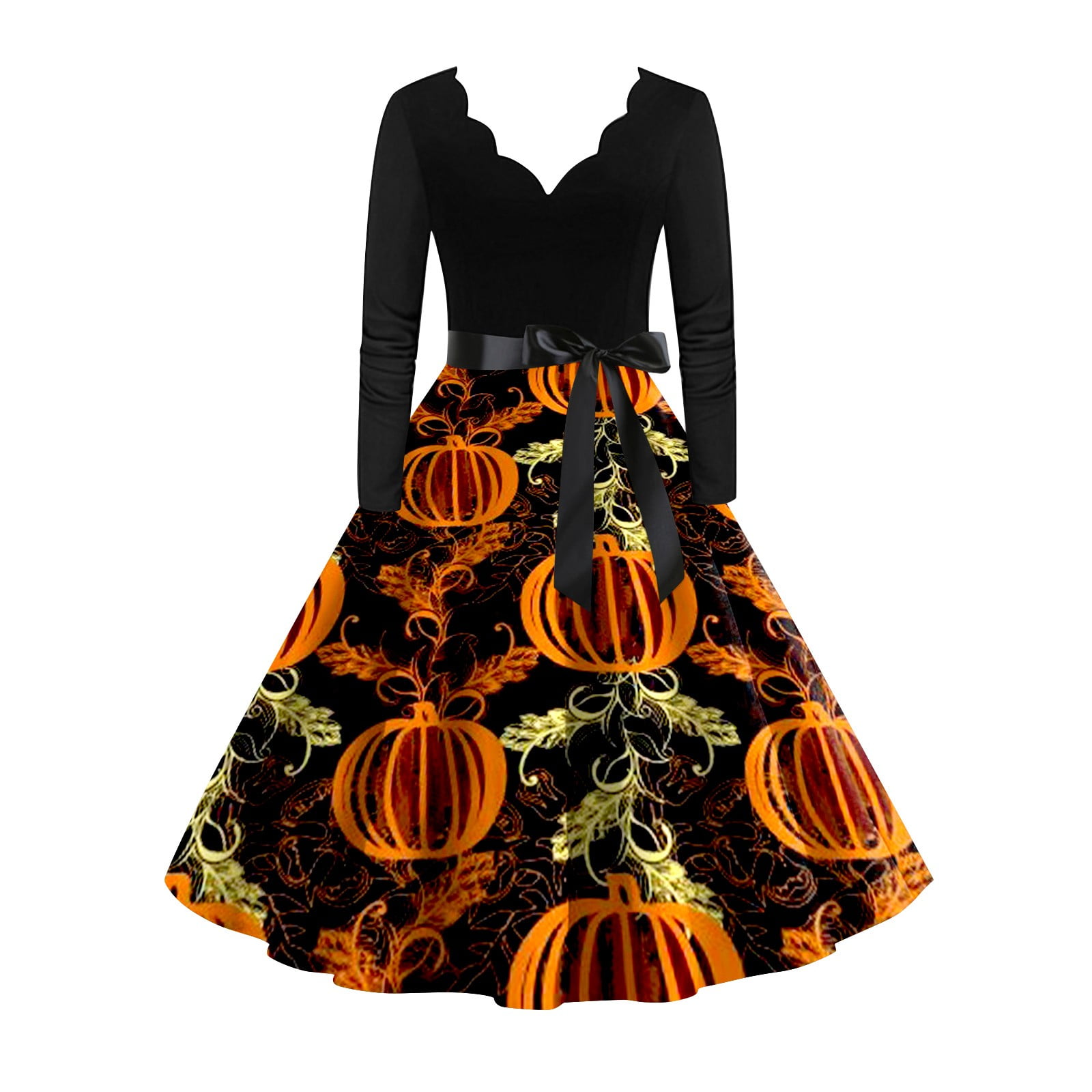 Get's Your Hallowee Ready! HIMIWAY Sweatshirt Dress Quirky Dress with a ...