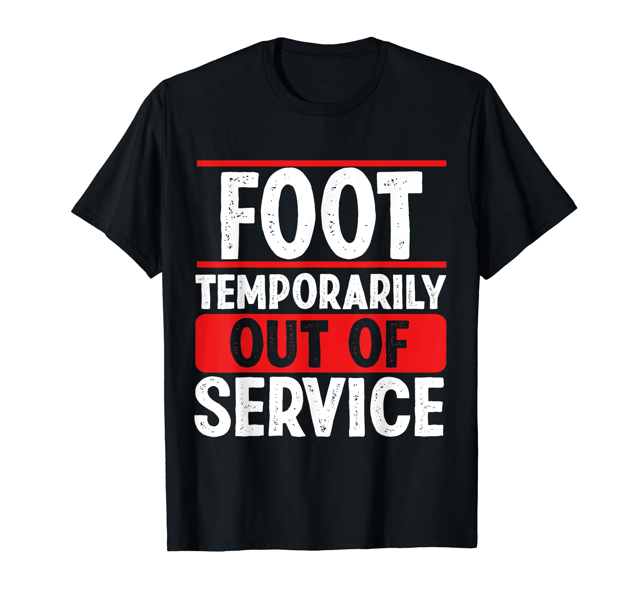 Get well soon Broken Foot Funny Broken Foot Recovery T-Shirt - Walmart.com