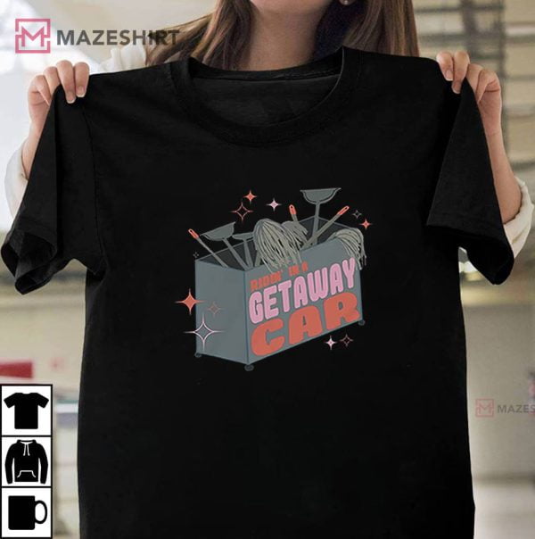 Getaway Car Broom Cart Era’S Tour 2023 T-Shirt, Unisex T-Shirt – Your ...