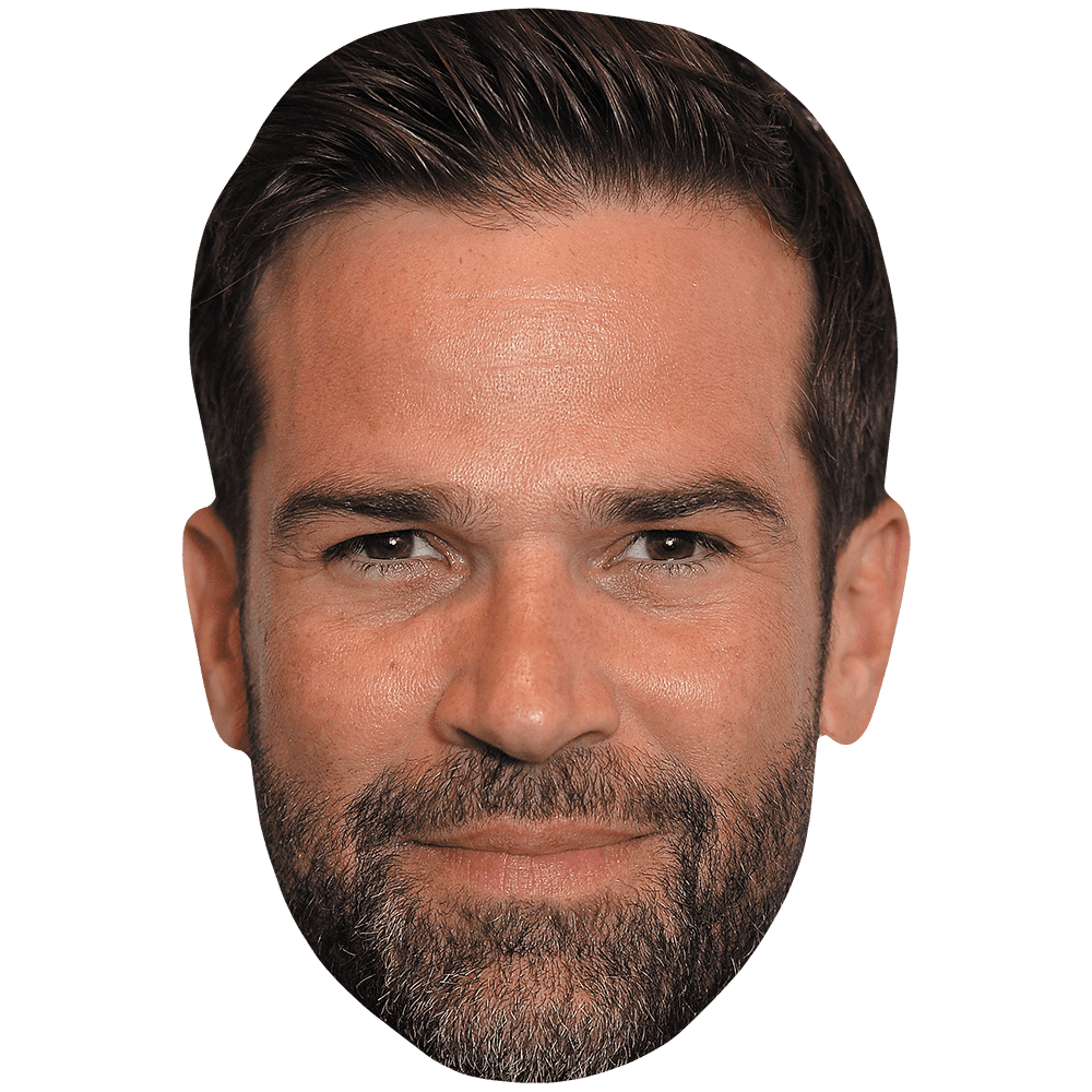 Gethin Jones (Brown Hair) Celebrity Mask, Flat Card Face, Fancy Dress ...
