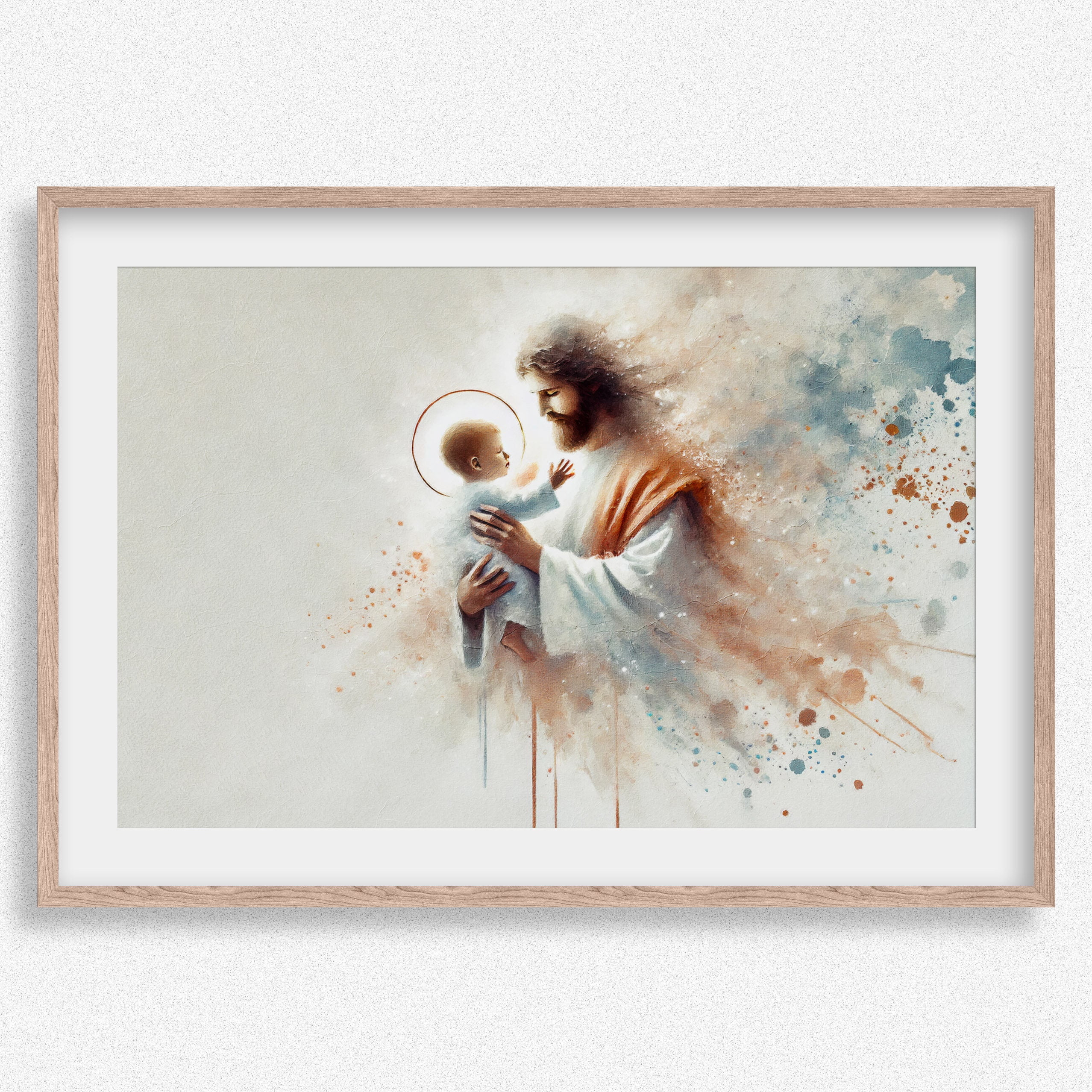 Gethsemane Prayer: Jesus, Christian Wall Art Warm Present Vintage ...