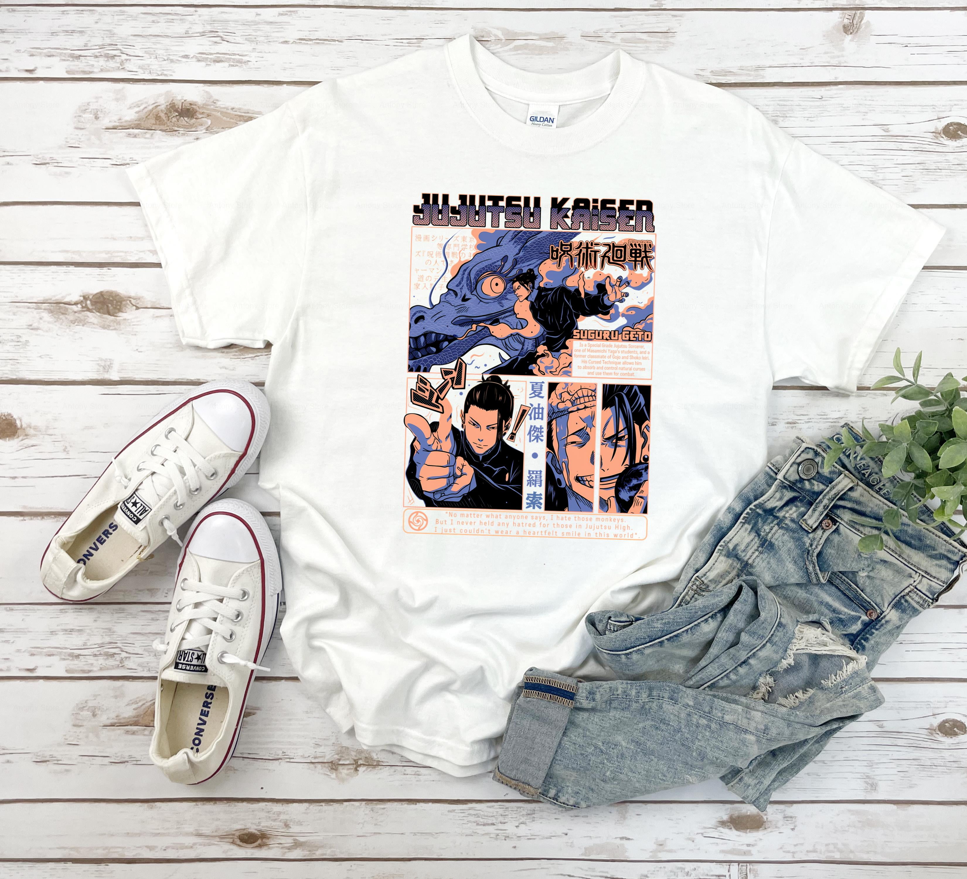Geto Jujutsu Kaisen Suguru Gojo Satoru JJK Horror Anime Teeunisex up to ...
