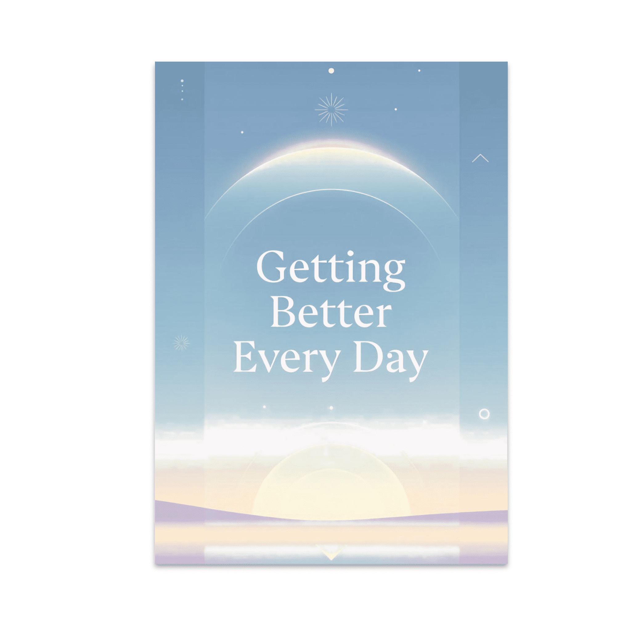 Getting Better Every Day Inspirational Art - Motivational Decor - 13x19 ...