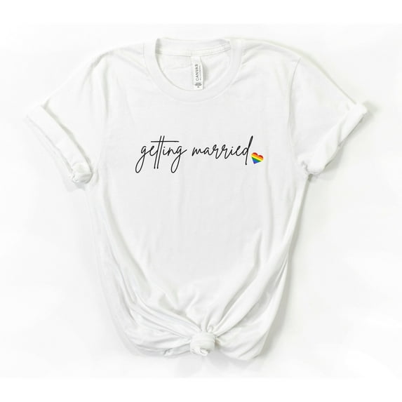Getting Married LBGT Tee - LGBT Bachelor Tee - LGBT Bachelorette Tee ...