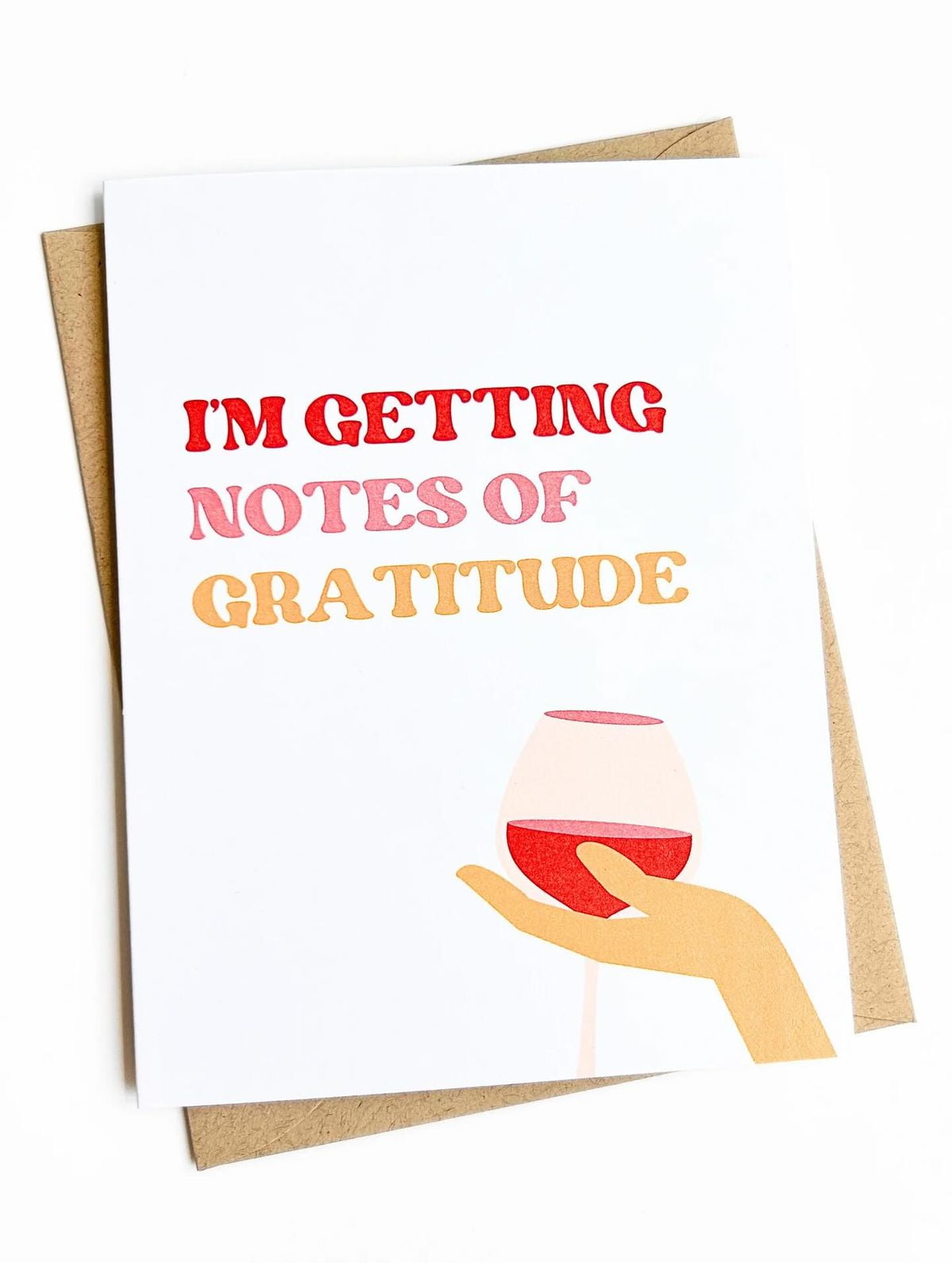 I'm Getting Notes of Gratitude Greeting Card – Fun and Colorful Design ...
