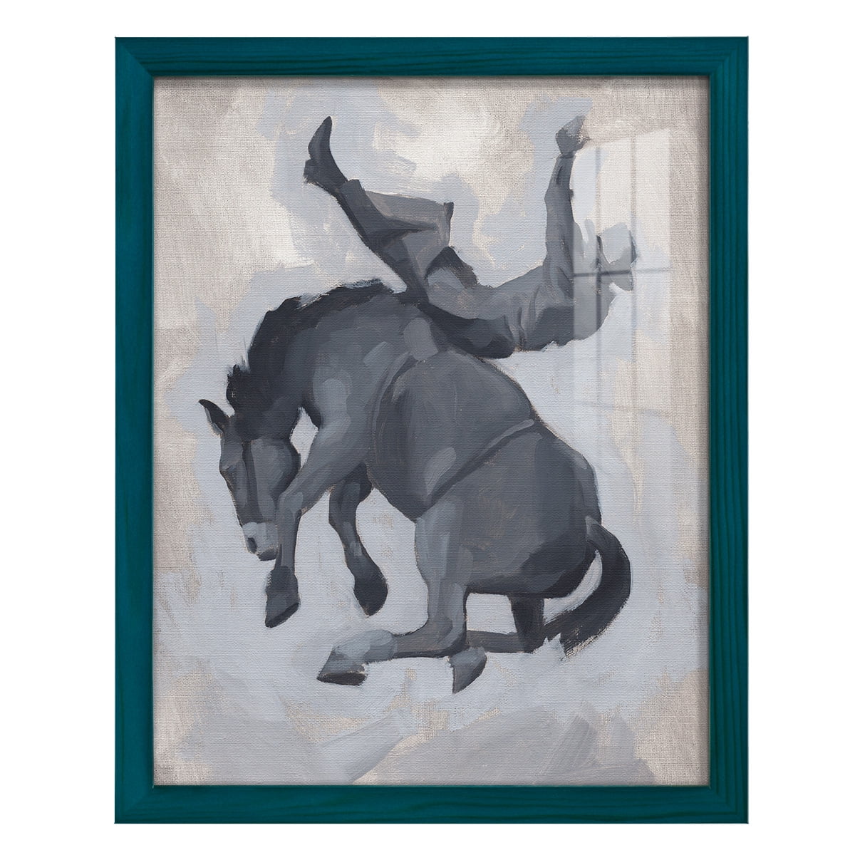 Getting Pitched II - Framed Print w/glass - Ocean Blue - Walmart.com
