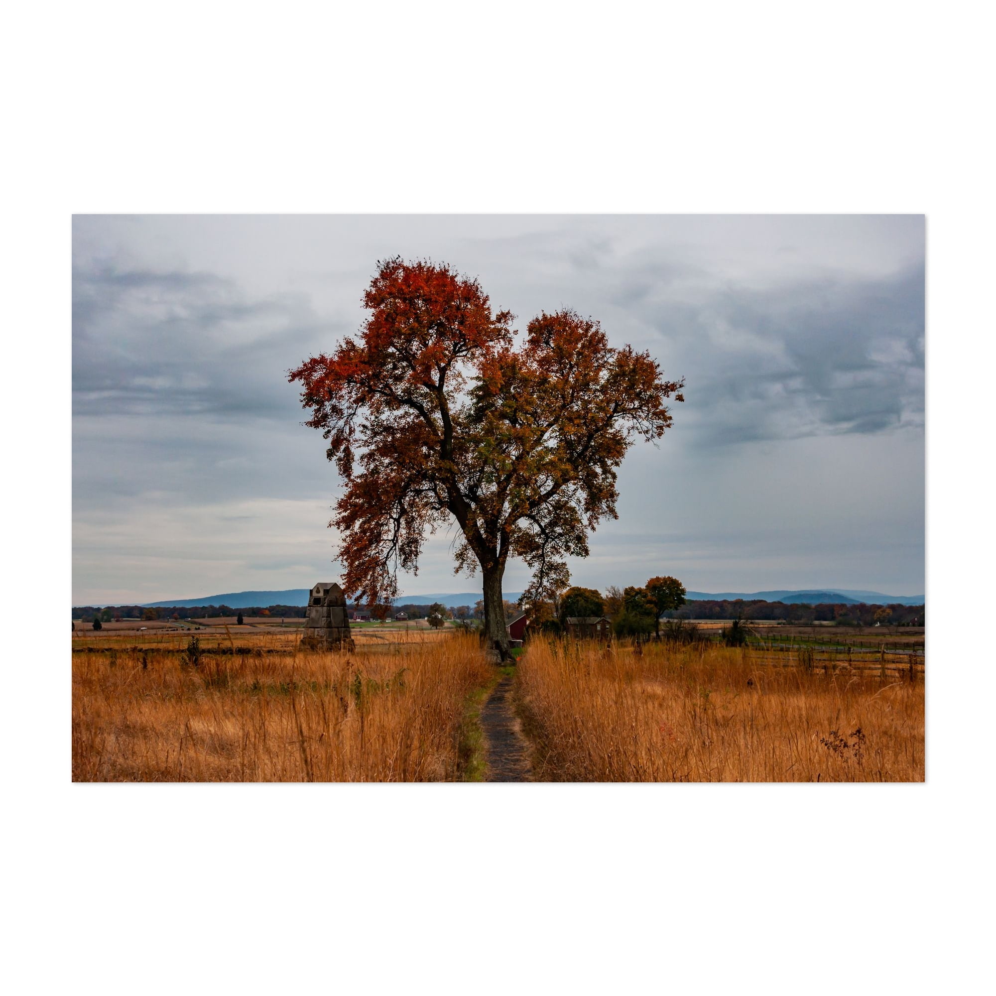 Gettysburg Battlefield in Autumn - Gettysburg Pennsylvania Photography ...