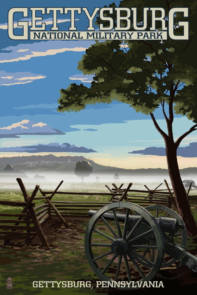 Gettysburg, Pennsylvania, Military Park (16x24 Giclee Gallery Art Print ...