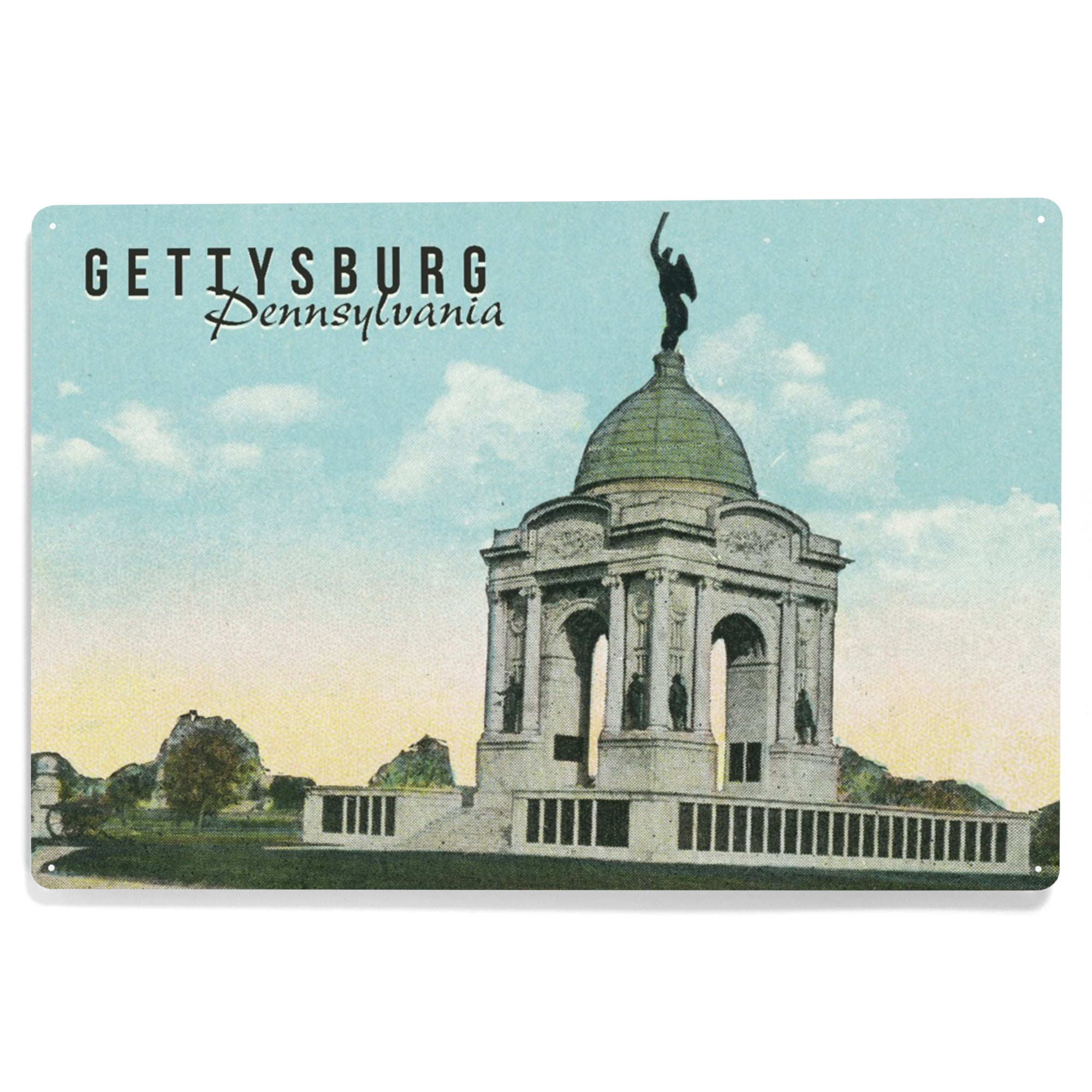 Gettysburg, Pennsylvania, Pennsylvania Monument, Vintage Archive Poster ...