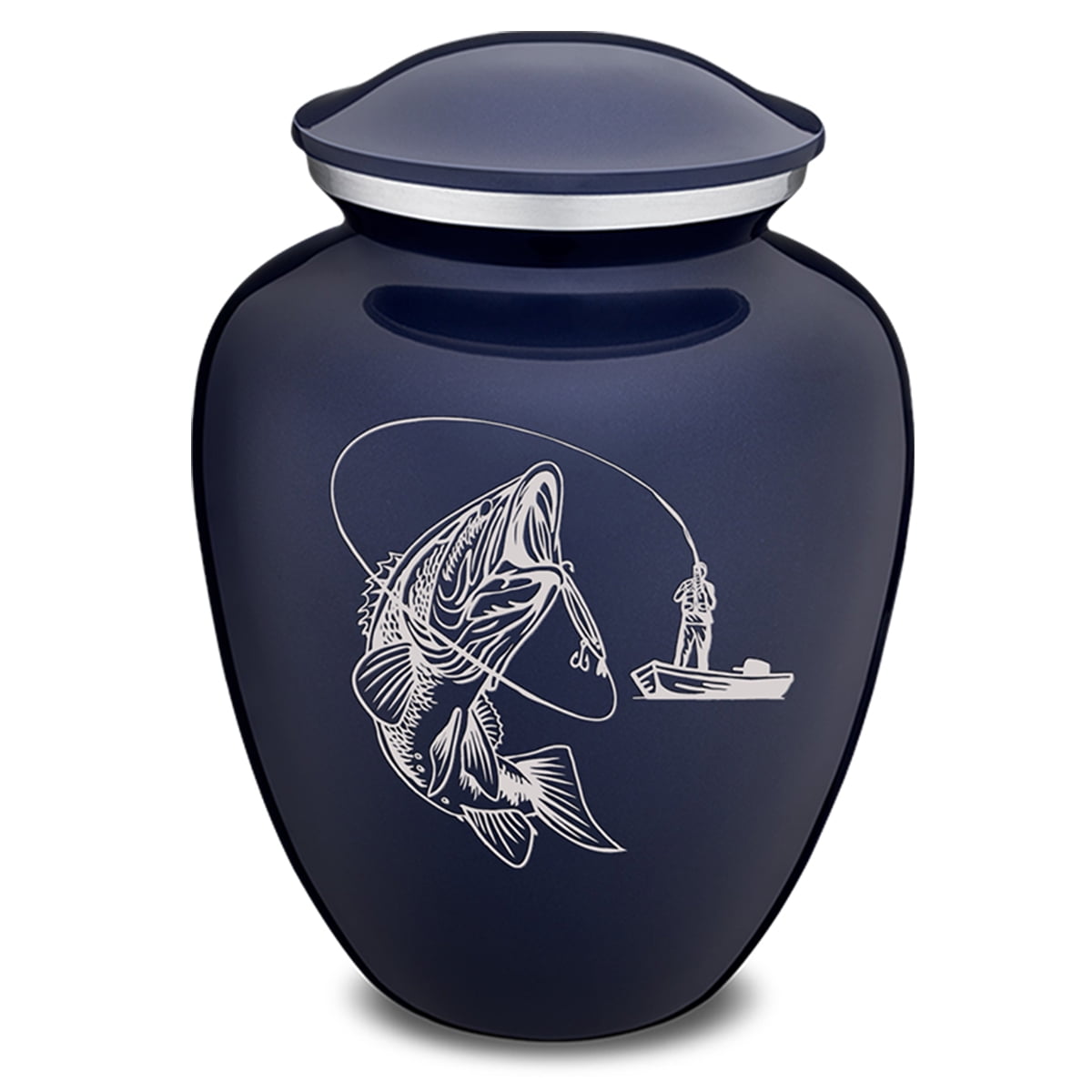 Geturns Embrace Adult Fishing Cremation Urns for Human Ashes I Large ...