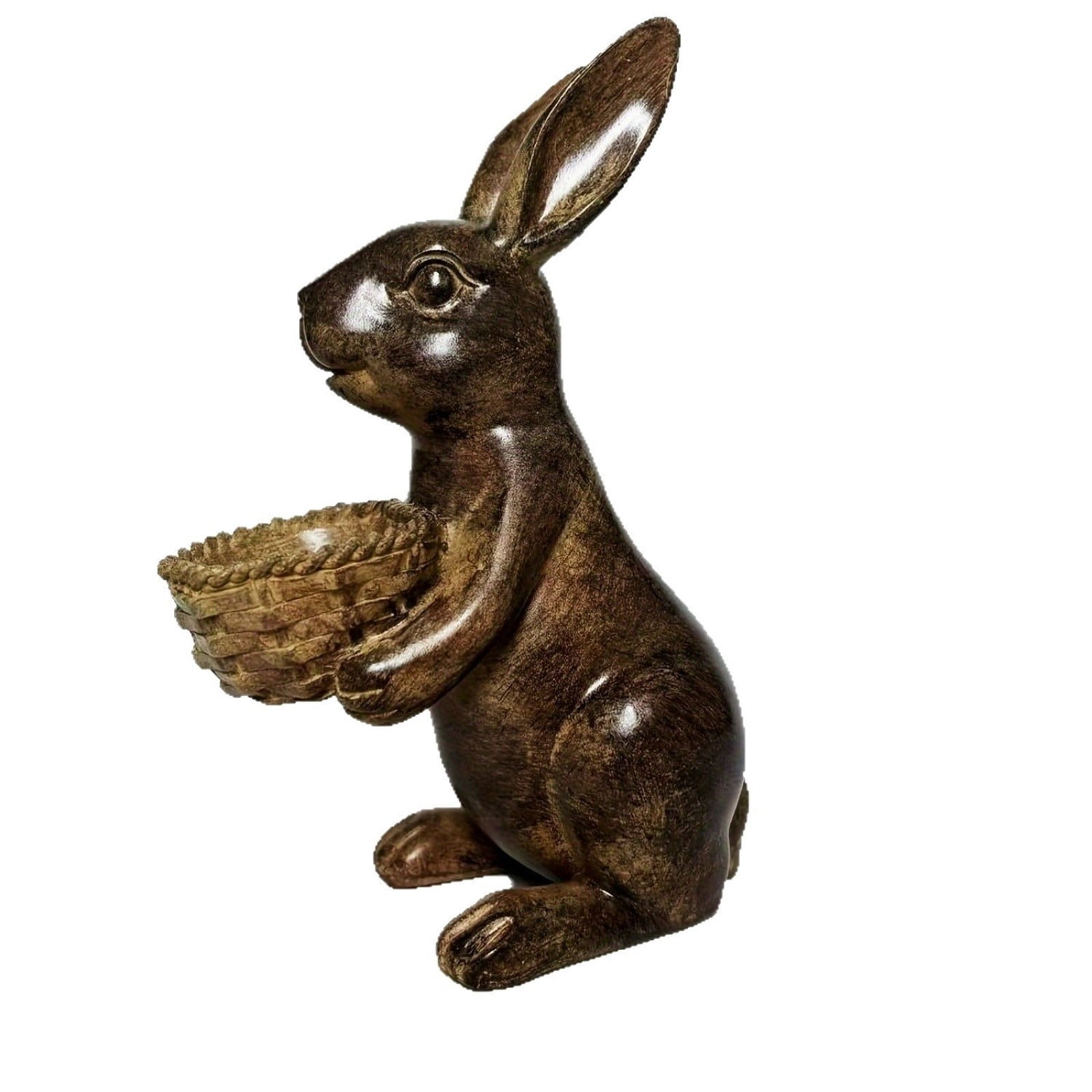 Getwin Desktop Items,Resin Outdoor Rabbit Flowerpot Statue,Sculptures ...