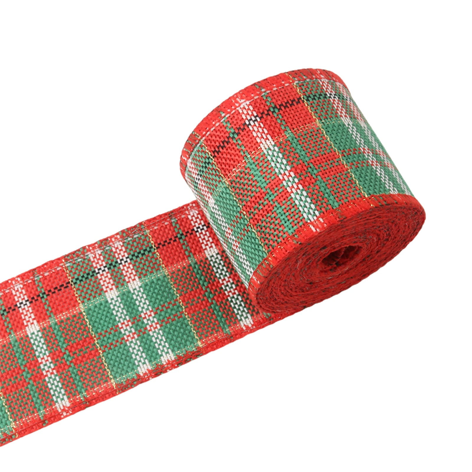 Getwin Gift Wrapping Paper ,Christmas Irregular Checkered Ribbon ...