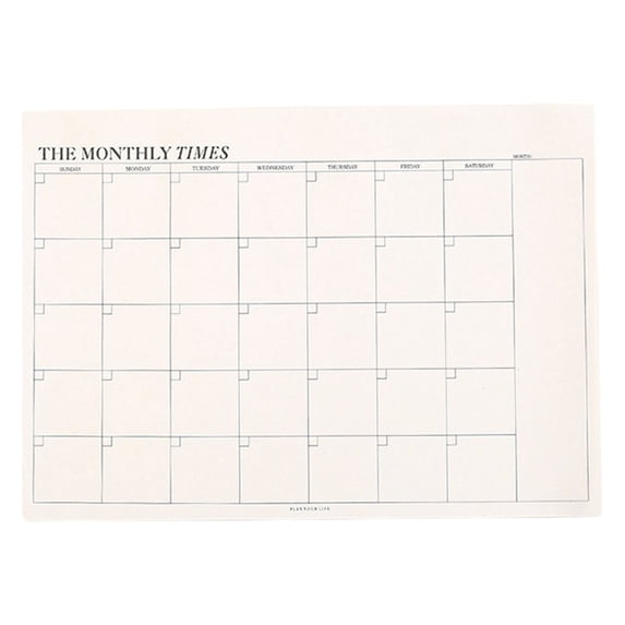 Getwin Home Calendar,60 Undated Calendar Books,for Home Kitchen Desk ...