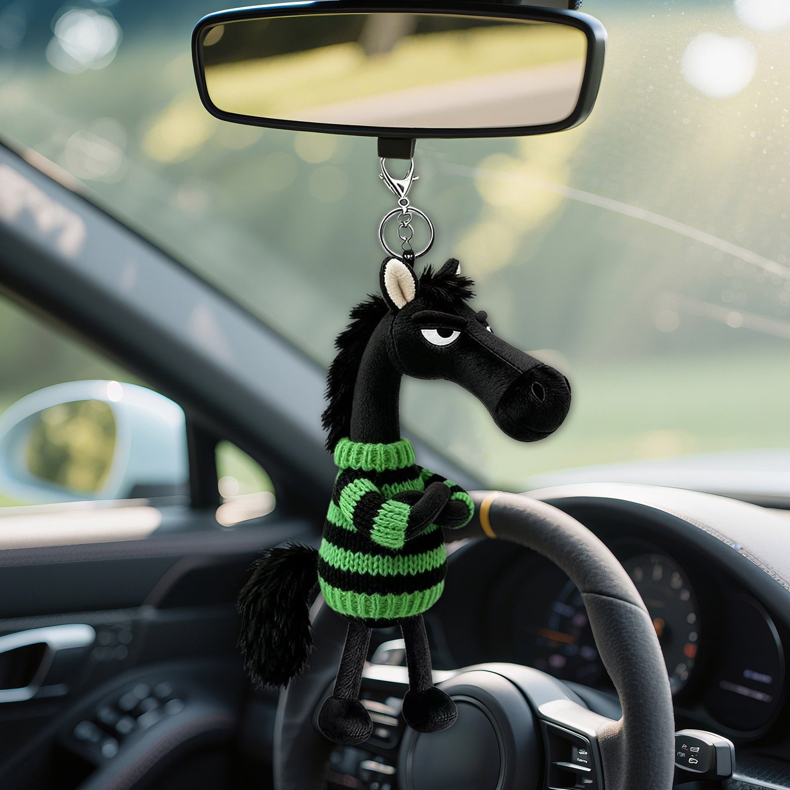 Getwin Little Horse Plush Keychain,Cute Animal Pendants,Horse Plush ...