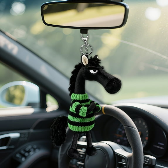 Getwin Little Horse Plush Keychain,Cute Animal Pendants,Horse Plush ...