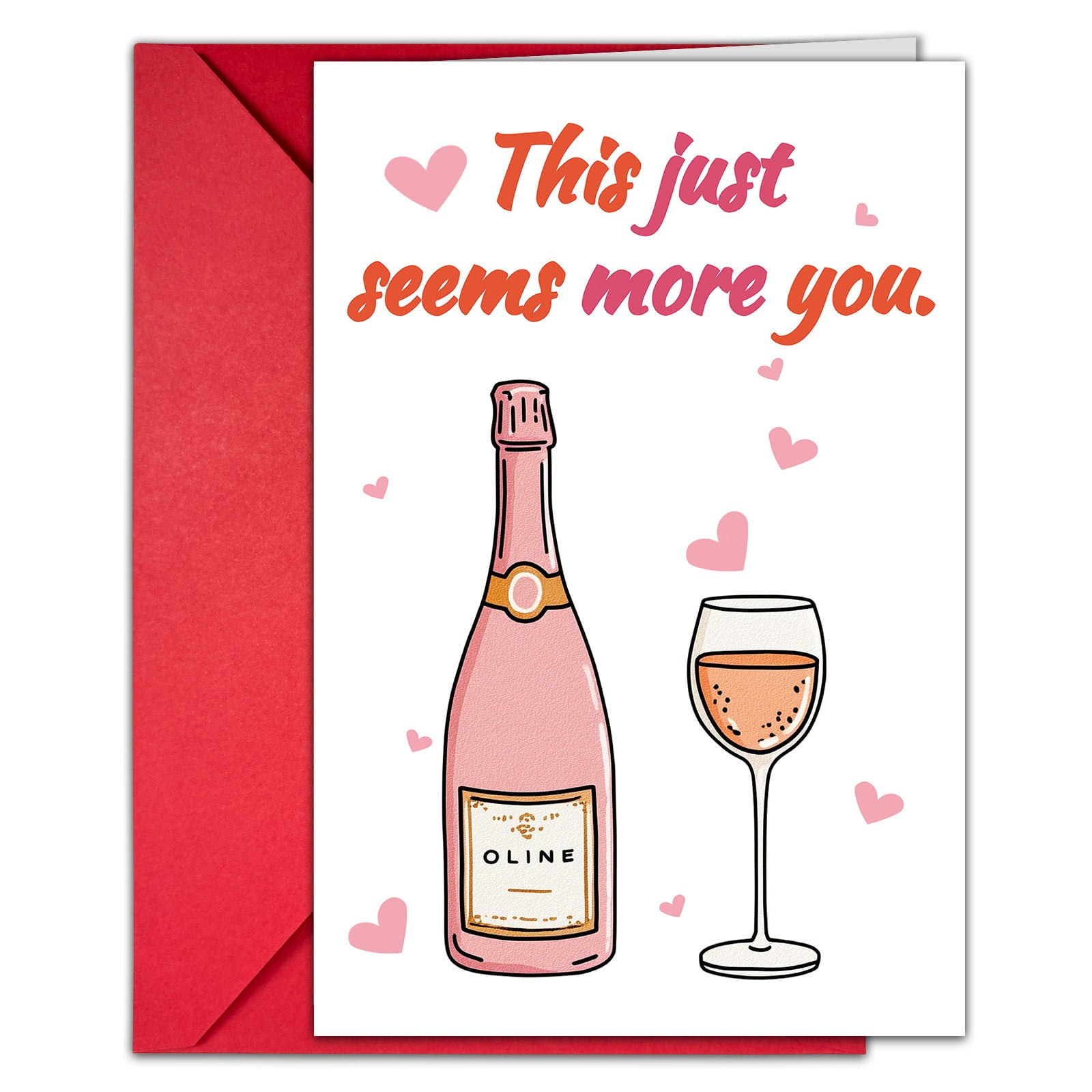 Getwin Party Greeting Card,Valentine'S Day Greeting Card Envelope Set ...