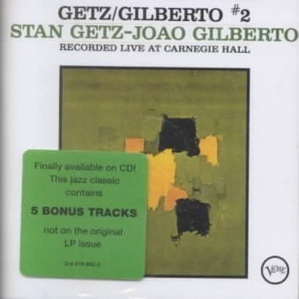 Pre-Owned - Getz/Gilberto #2 by Joao Gilberto/Stan Getz (Sax) (CD, Oct-1993, Verve) - Walmart.com