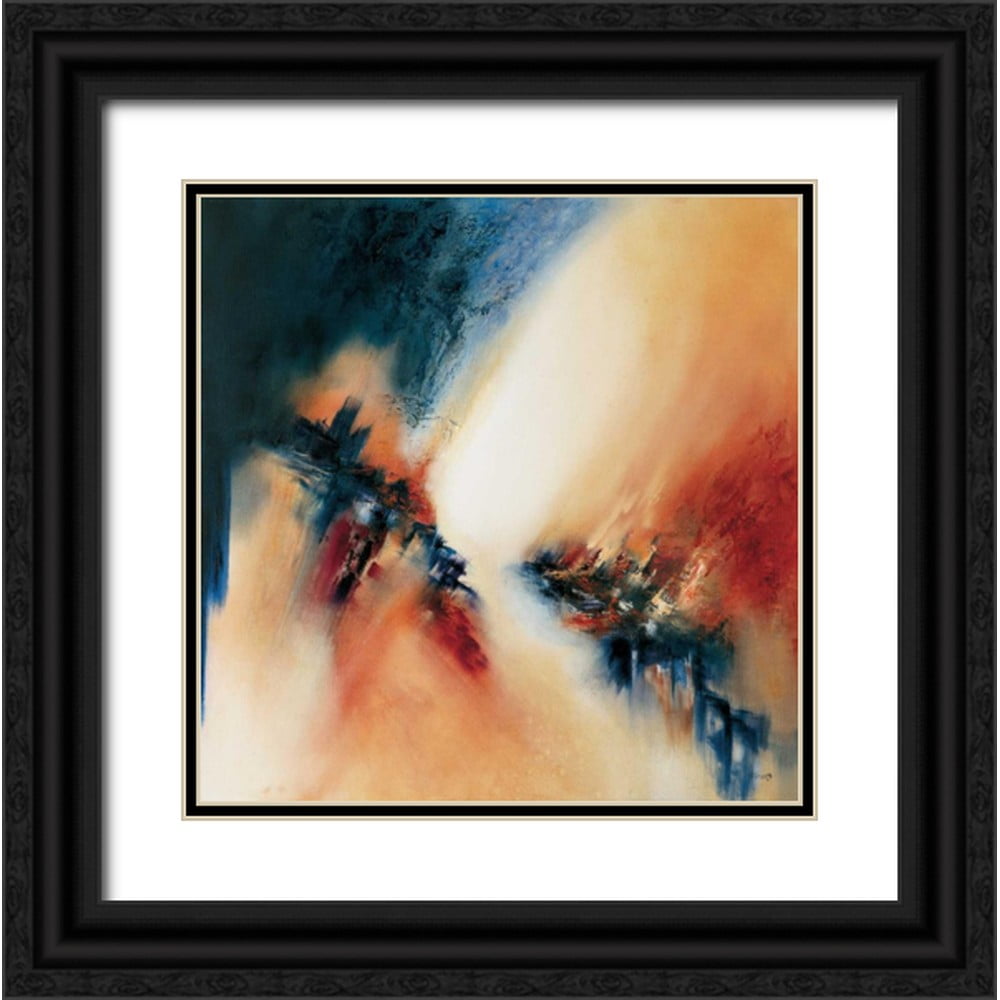 Geurts, Nelly 15x15 Black Ornate Wood Framed with Double Matting Museum ...