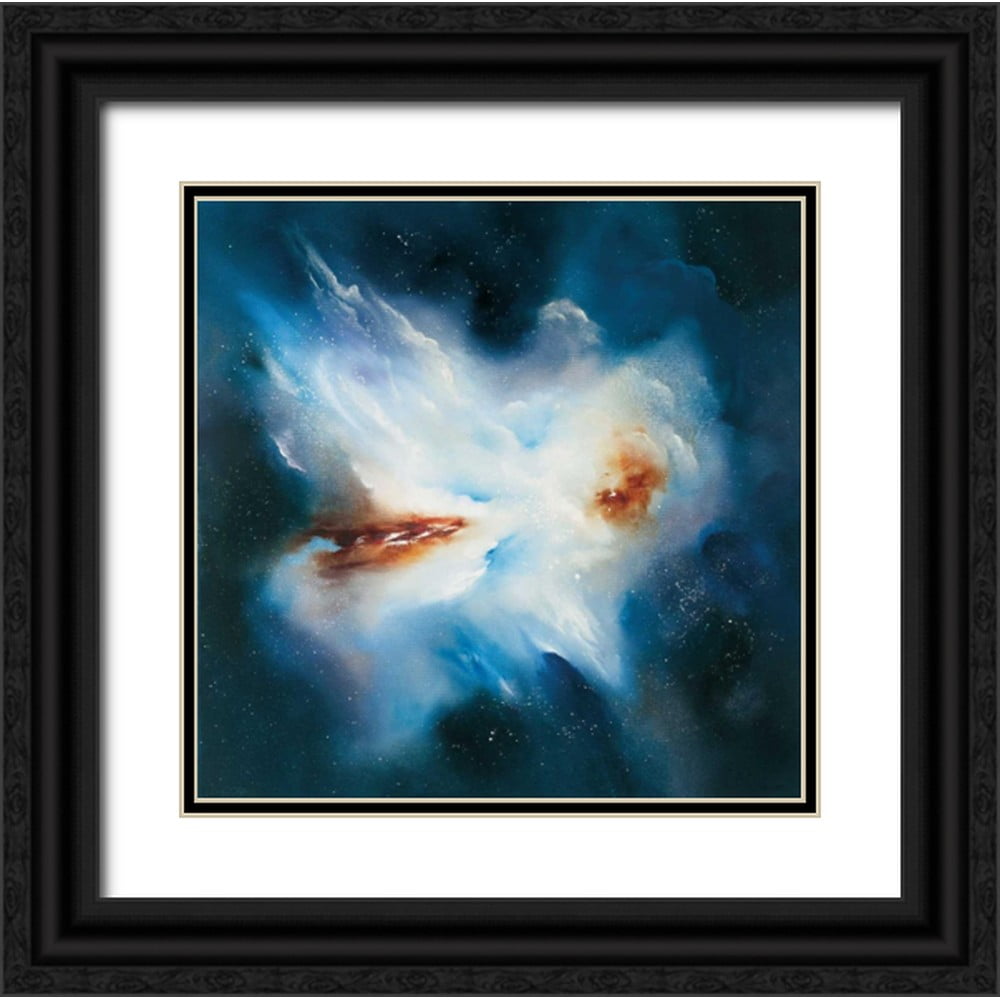Geurts, Nelly 15x15 Black Ornate Wood Framed with Double Matting Museum ...