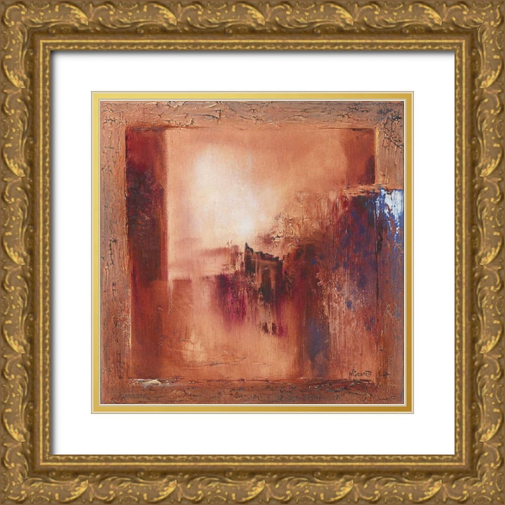 Geurts, Nelly 15x15 Gold Ornate Wood Framed with Double Matting Museum ...