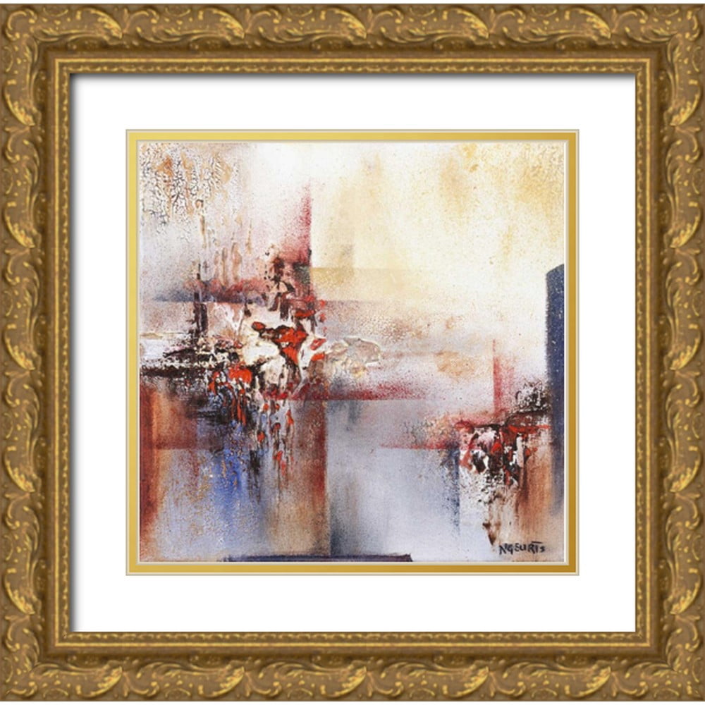 Geurts, Nelly 15x15 Gold Ornate Wood Framed with Double Matting Museum ...