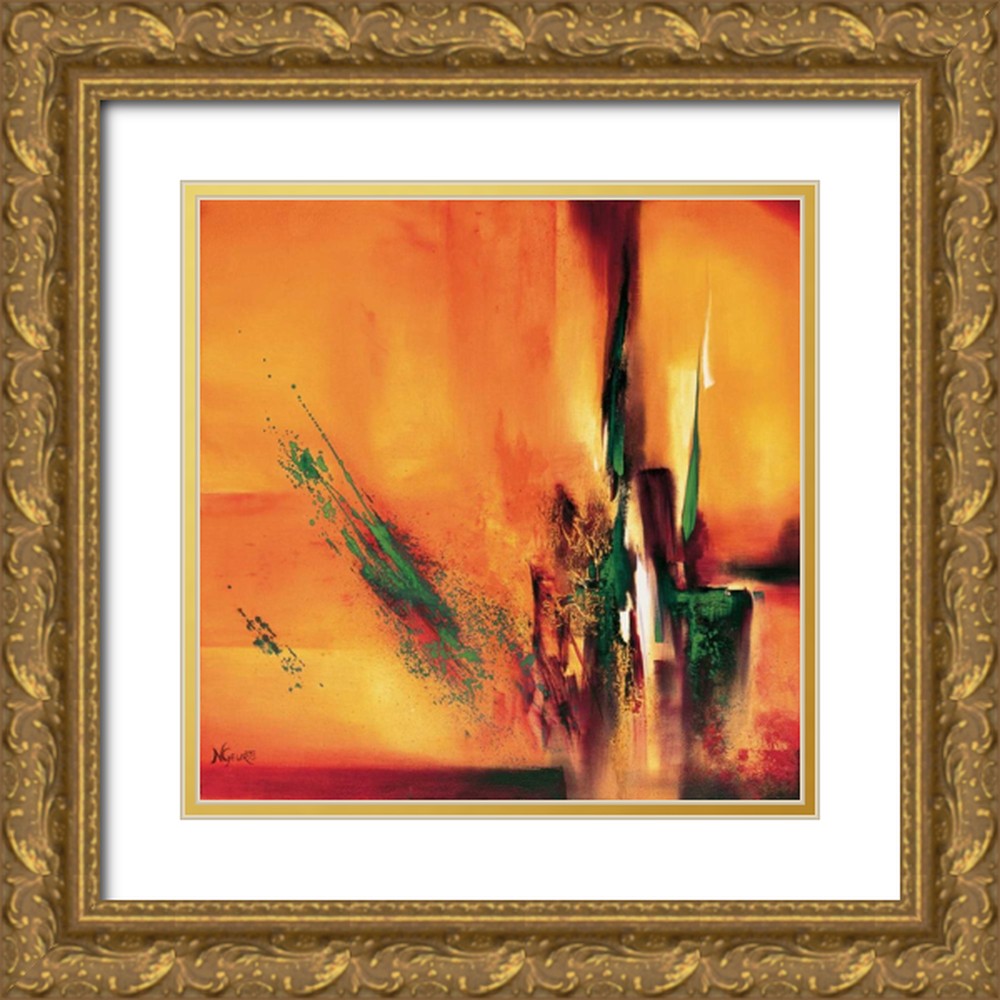 Geurts, Nelly 20x20 Gold Ornate Wood Framed with Double Matting Museum ...