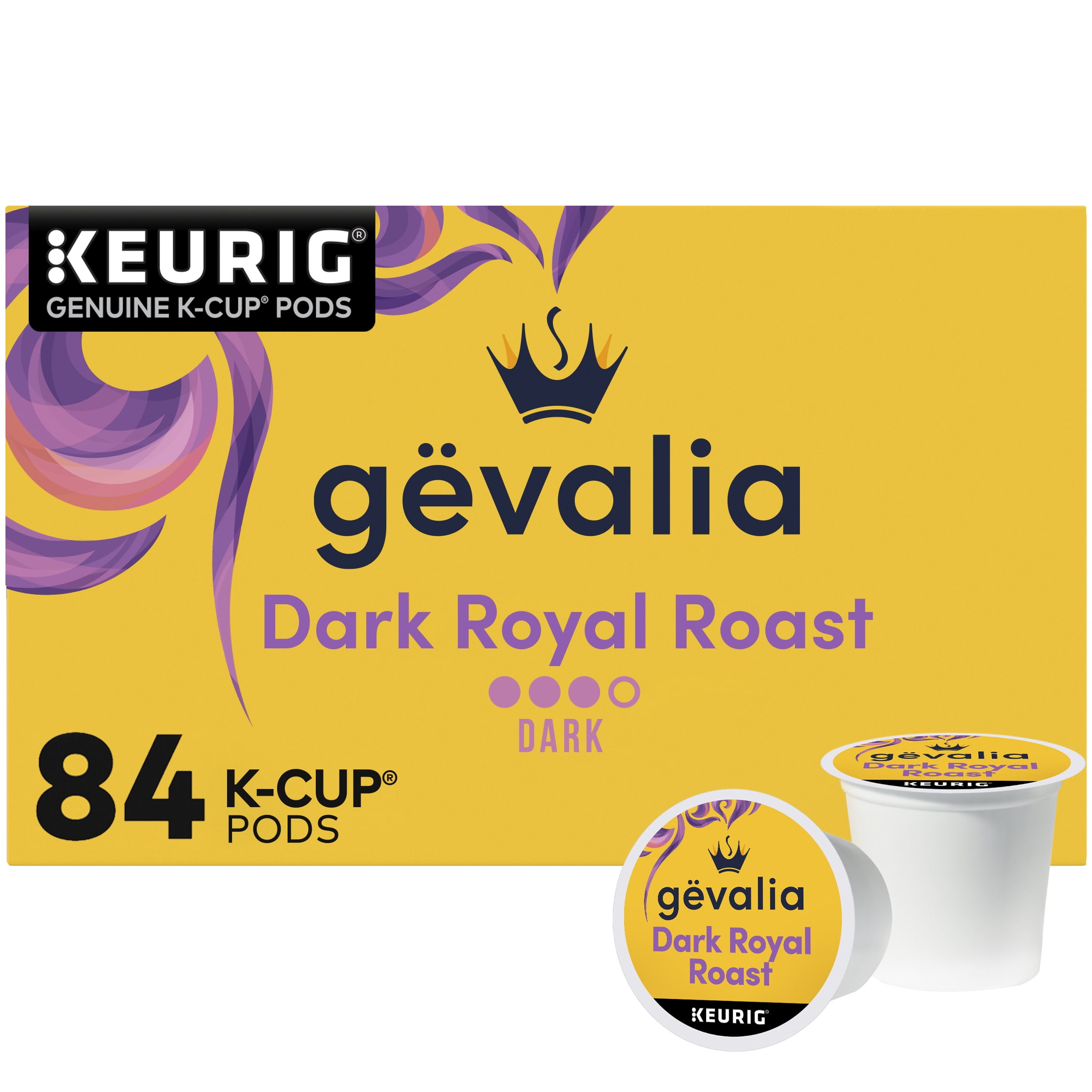 Gevalia Dark Royal Roast K-Cup Coffee Pods for Keurig, 84 ct. Box ...