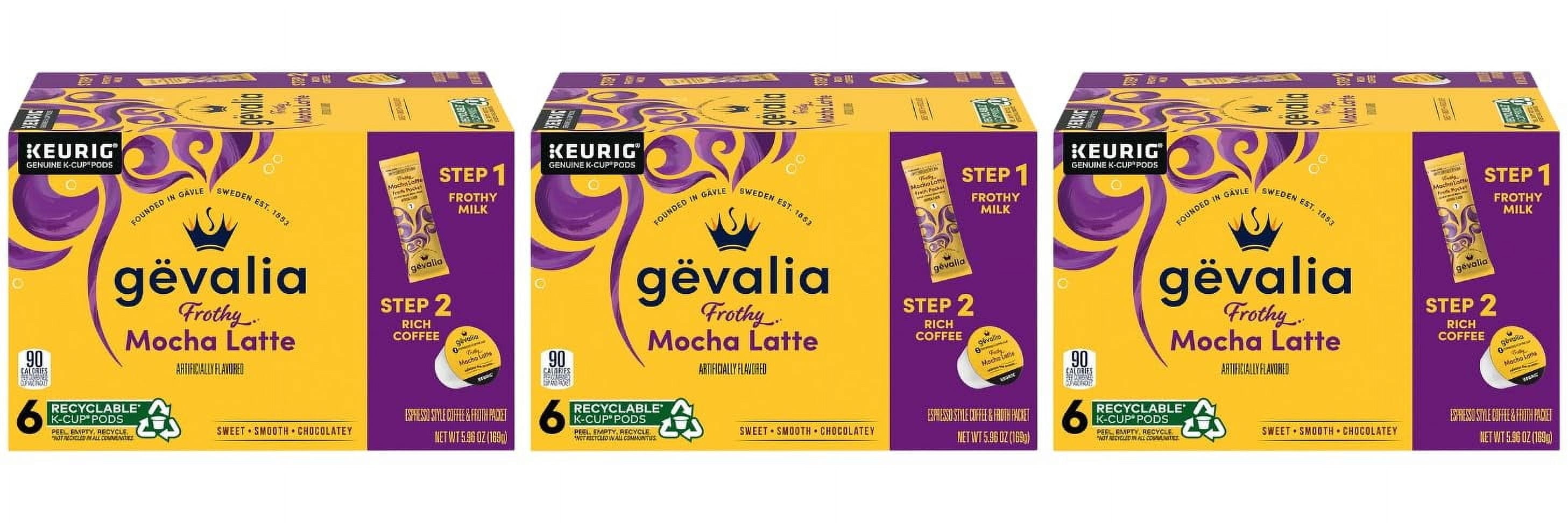 Gevalia Frothy 2-Step Artificially Flavored Mocha Latte Espresso Style ...