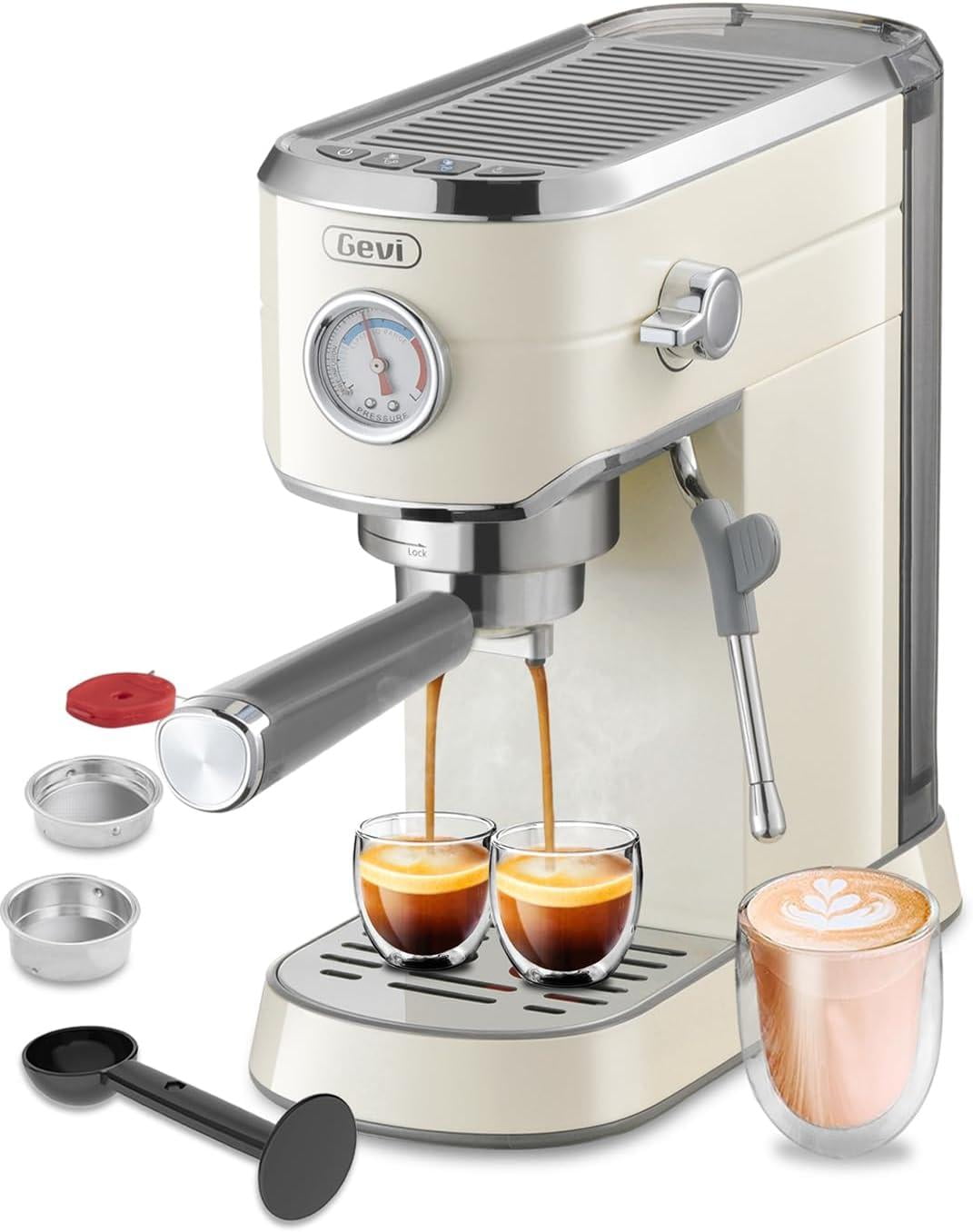 Gevi Commercial Espresso and Coffee Makers, Professional Espresso Maker ...