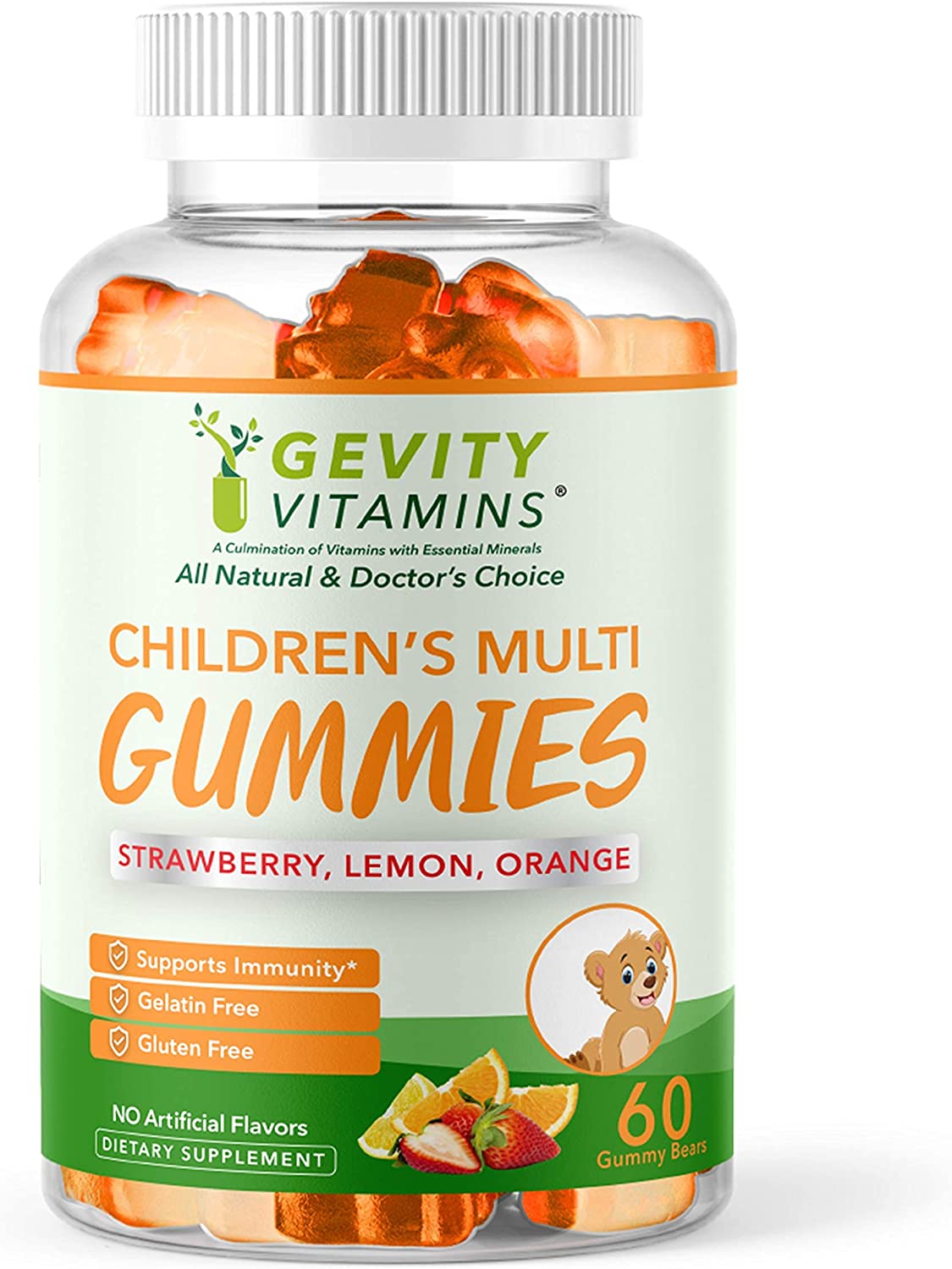 Equate Kids Multivitamin Gummies for General Health, Natural Fruit, 190 ...