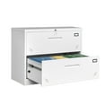 Gewnee 2-Drawer Steel Metal Lateral Locking Filing Cabinet with Lock ...