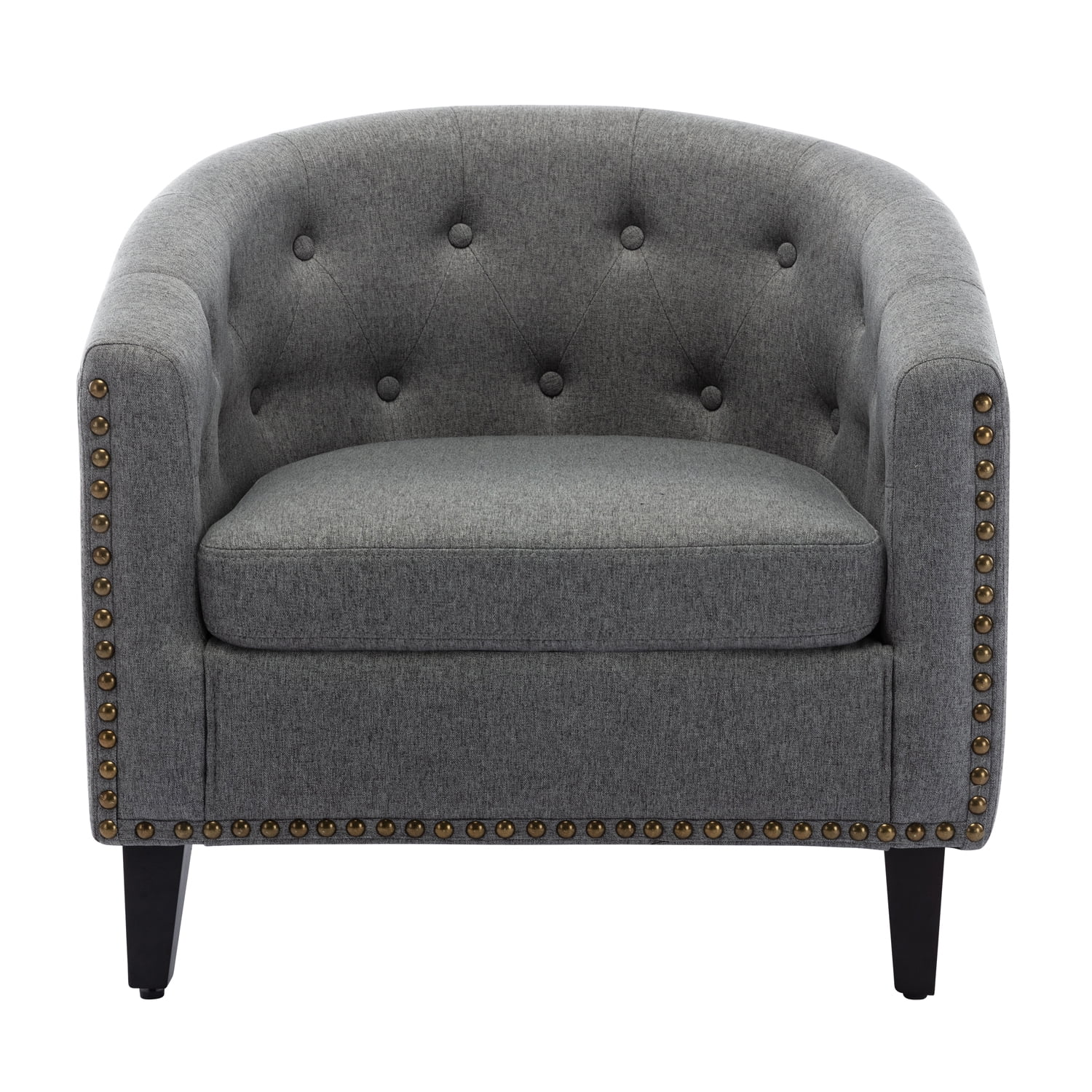 Gewnee Comfy Accent Chair Armchair - Tufted Wingback Design - Walmart.com