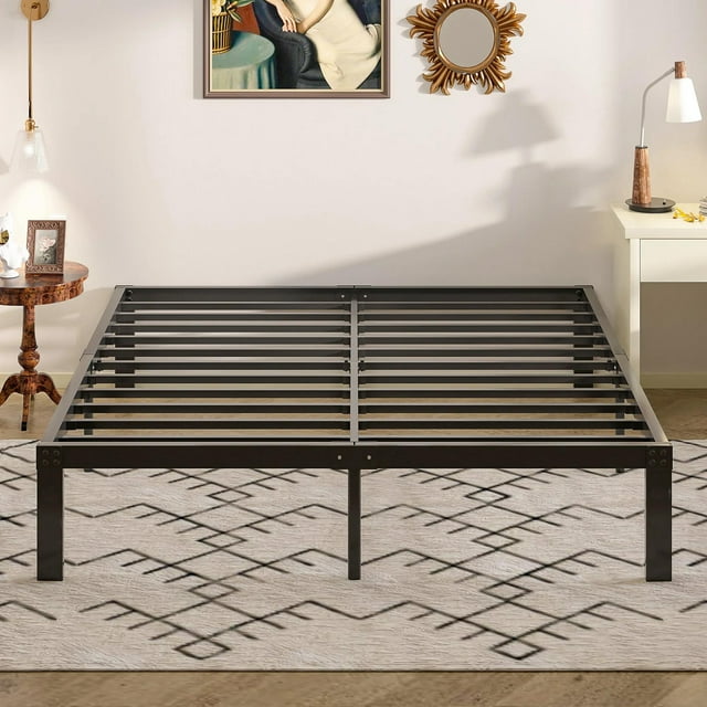 Gewnee King Size Metal Platform Bed Frame - Storage - Walmart.com