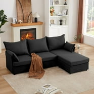 Modular Sectional Sofa with Storage Chaise,L Shaped Modular Couch with ...