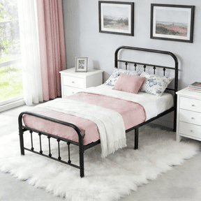 Mainstays Twin 14" Heavy Duty Steel Slat Platform Bed Frame with ...