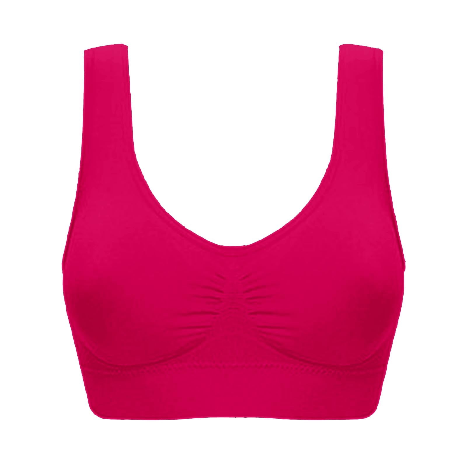 Gewsdrf Wireless Bras,Sports Bras,Bra Large Seamless Sports Bra No ...