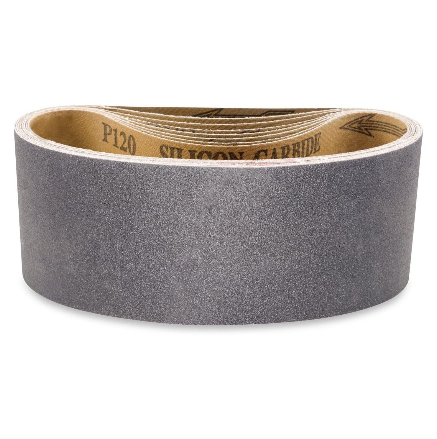 Gexandy 2 1/2 X 14 Inch 60 Grit Silicon Carbide Sanding Belts, 6 Pack ...