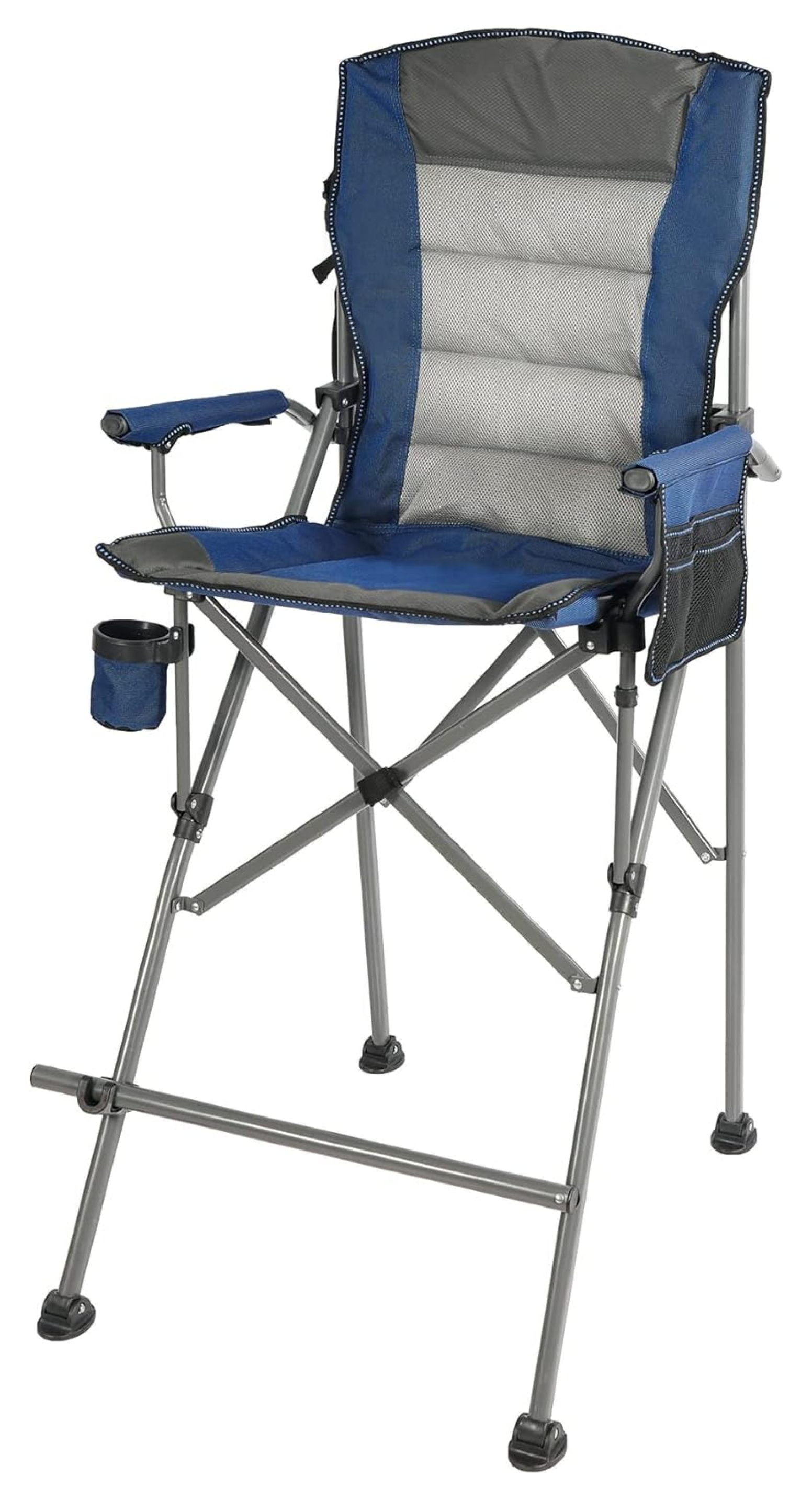 Gexandy 31'' Tall Folding Chair for Adults, Extra Tall Director Chair ...