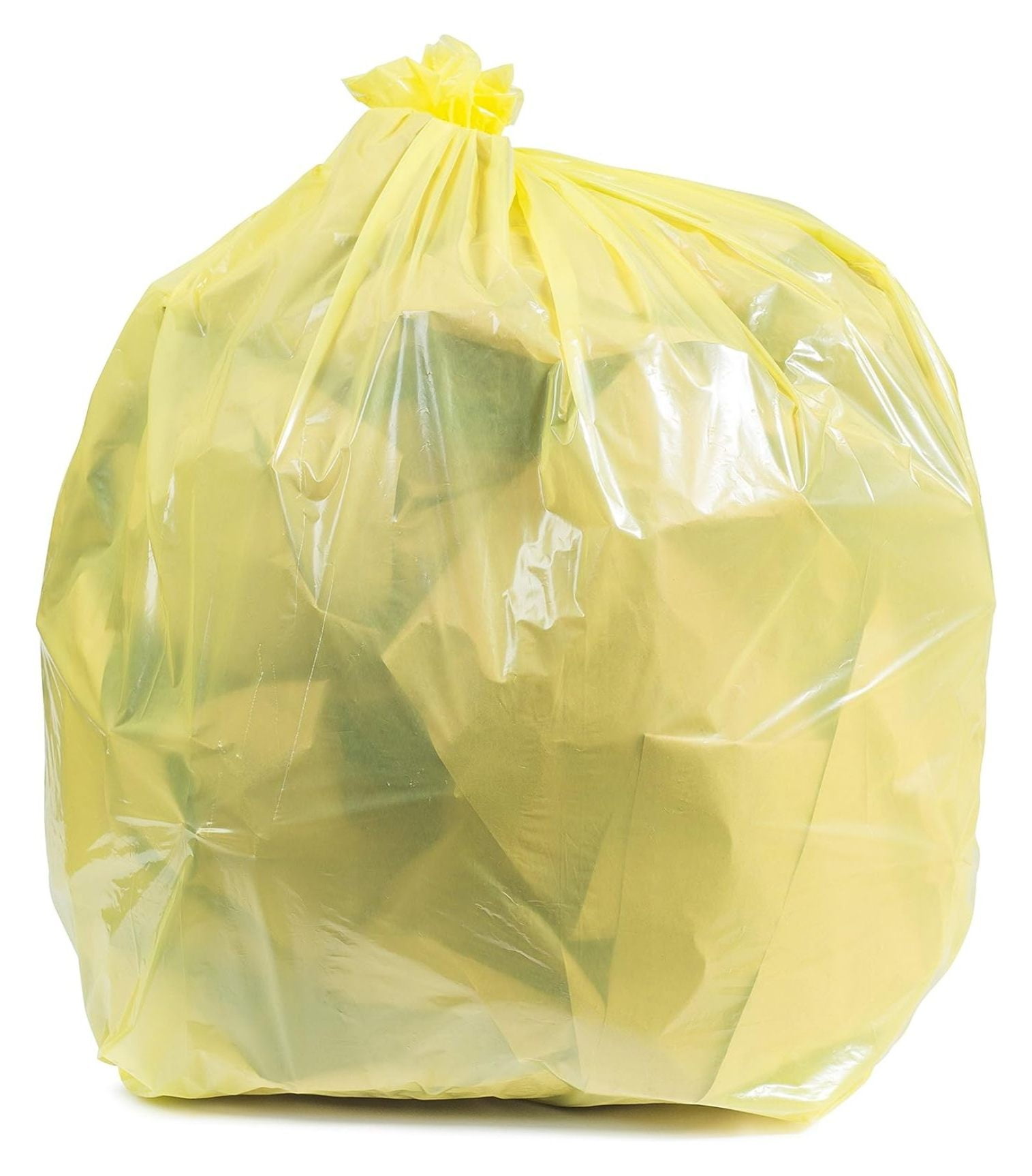 Gexandy 40-45 Gallon Trash Bags │ 1.5 Mil │ Yellow Garbage Can Liners ...