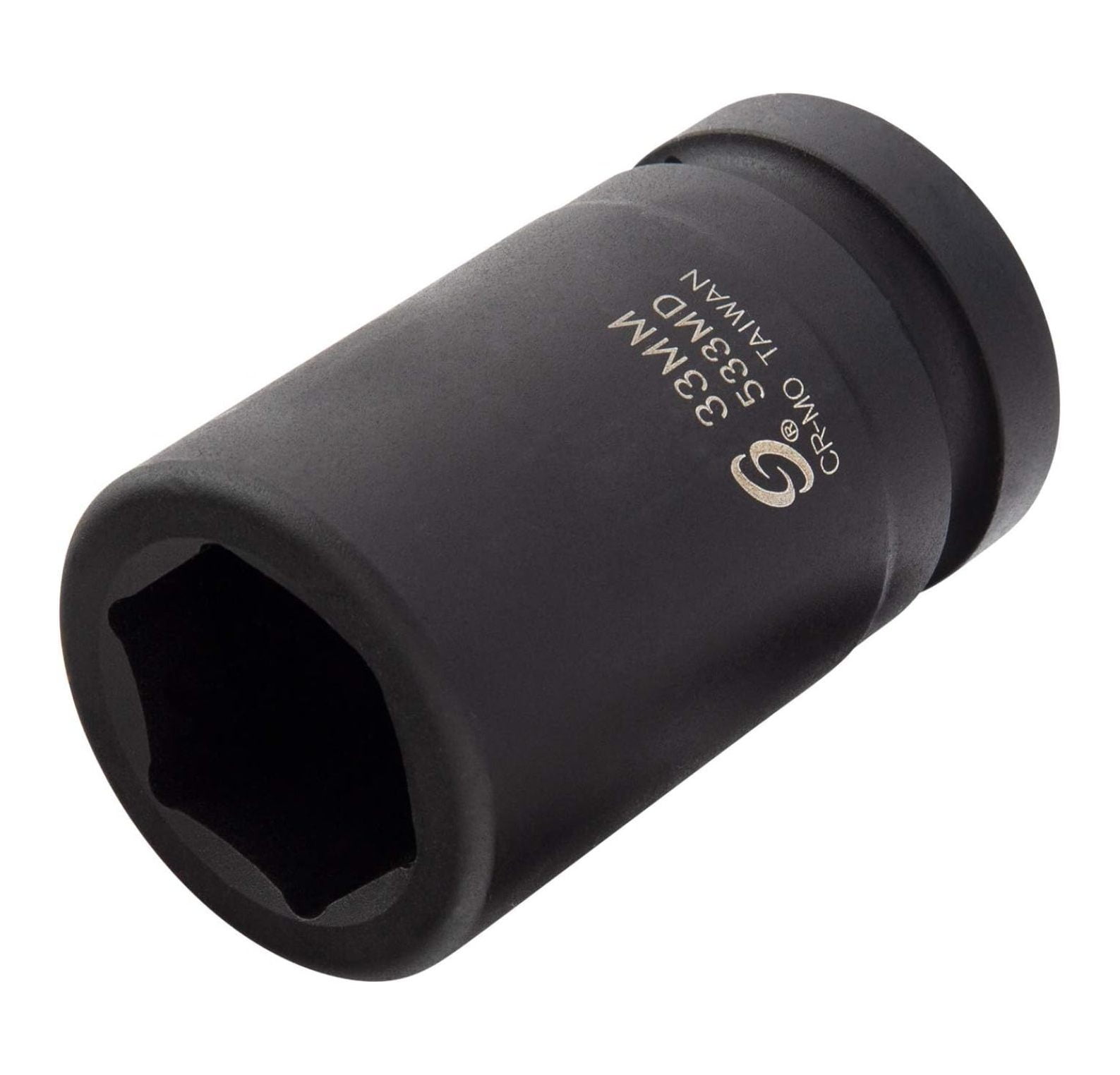 Gexandy 533MD, 1 Inch Drive, 33mm Deep Impact Socket, Cr-Mo Steel ...