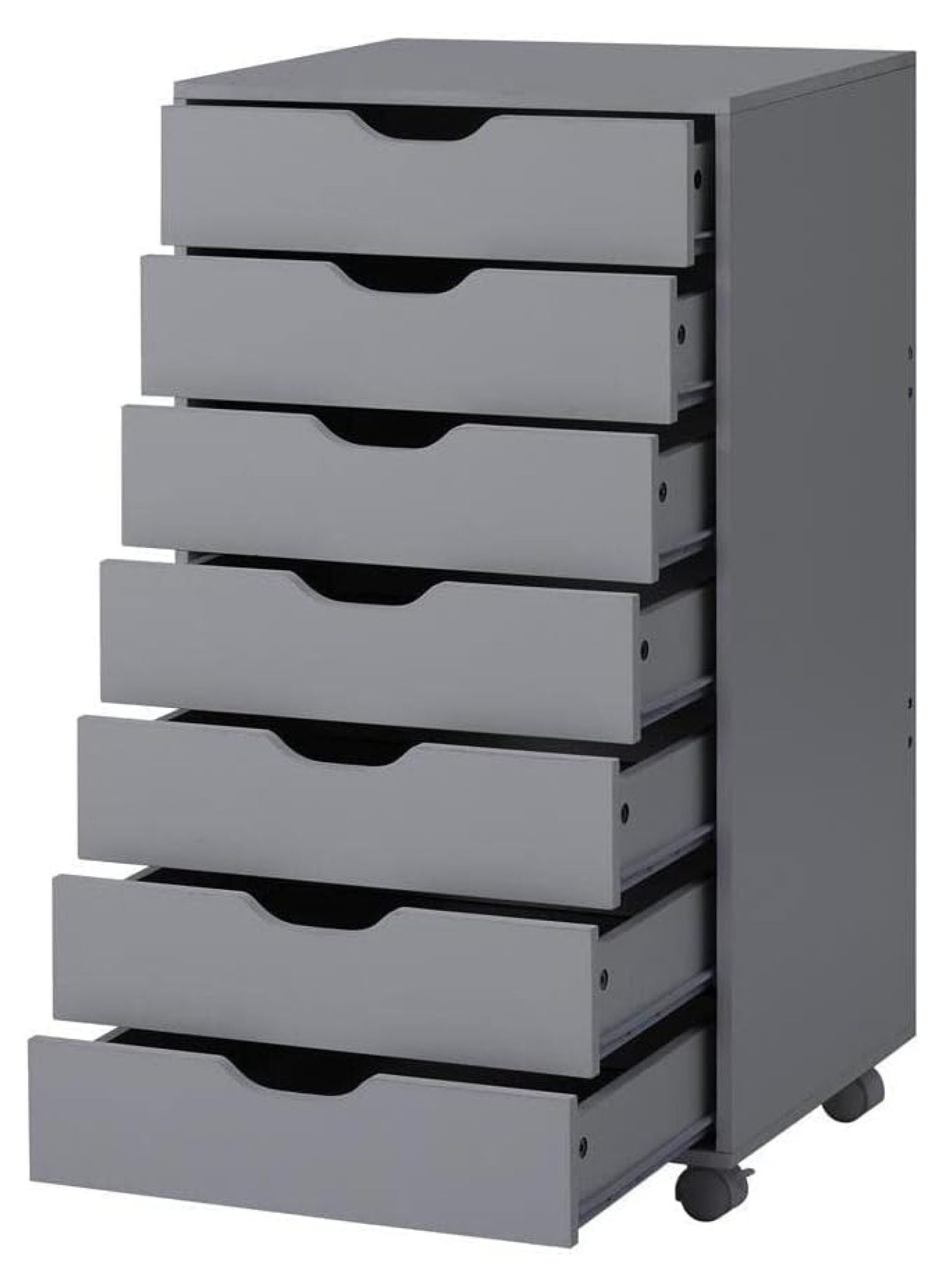 Gexandy 7 Drawer Dresser for Bedroom, Stylish Tall Dressers with Wheels ...