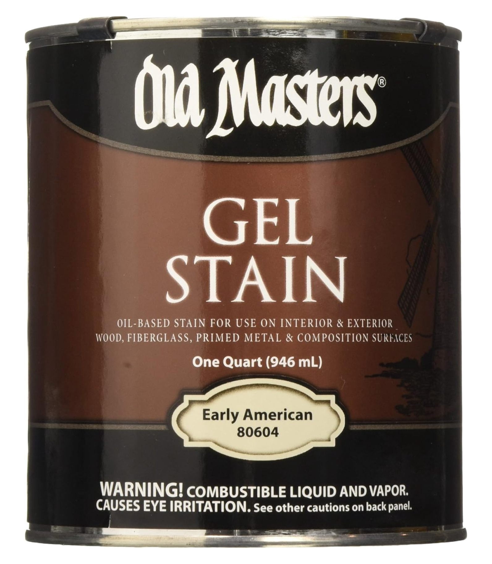 Gexandy 80604 Gel Stain, 1 Quart, Early American, 32 Fl Oz - Walmart.com