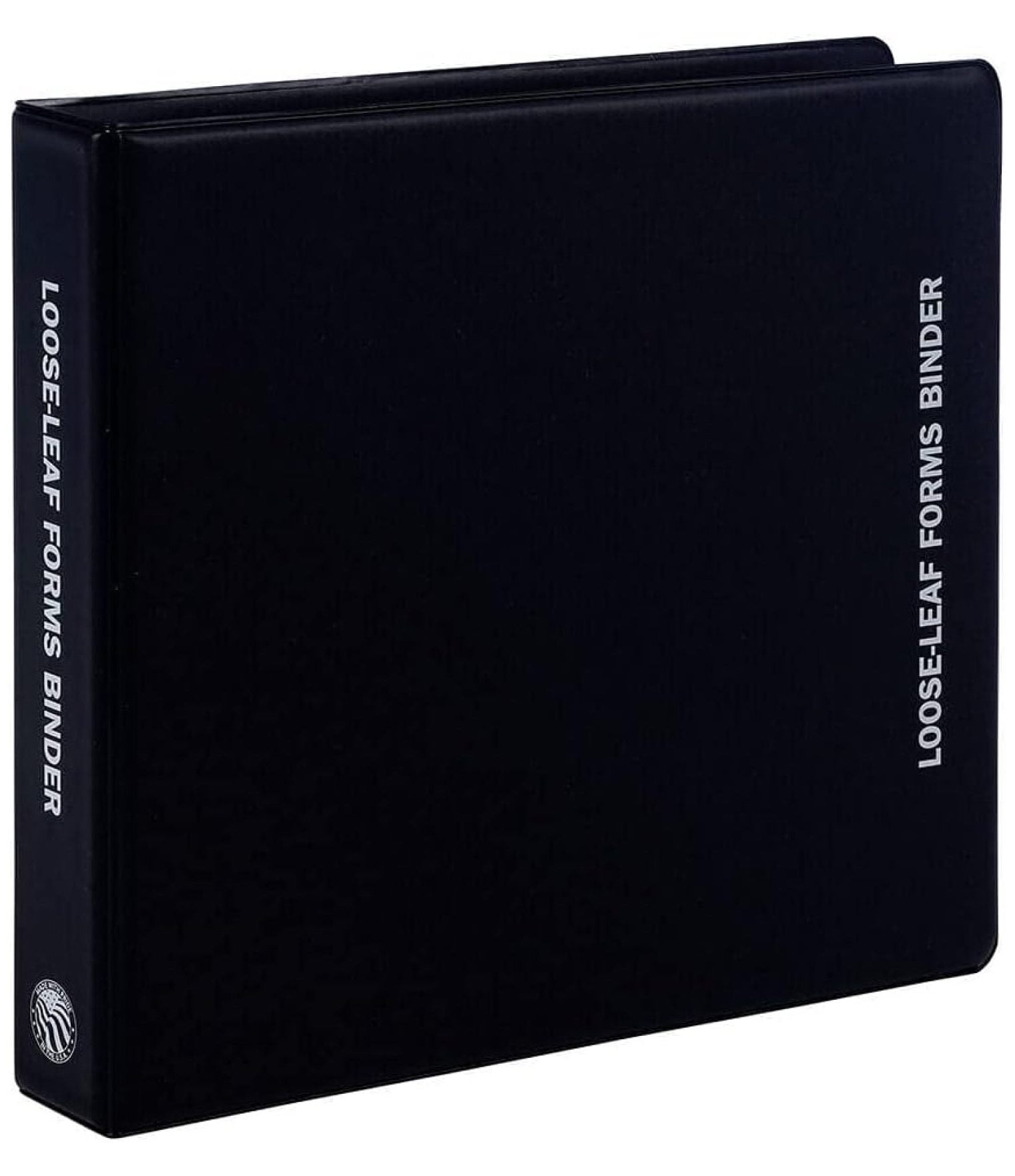 Gexandy Black Loose-Leaf Forms Vinyl Binder Paperwork Holder, 9.5" x 10 ...