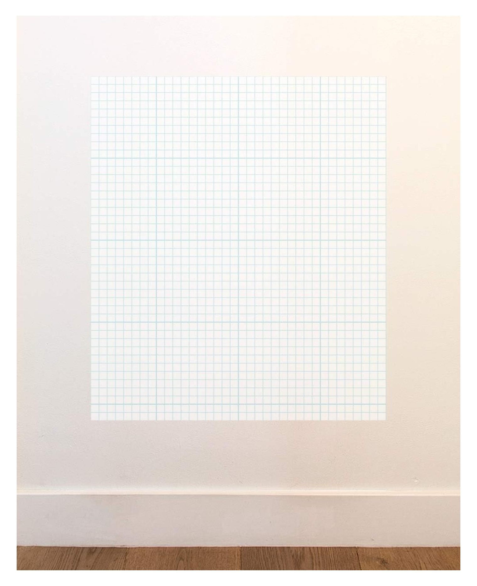 Gexandy Graph Paper Dry Erase Removable Wall Decal | Clever Whiteboard ...