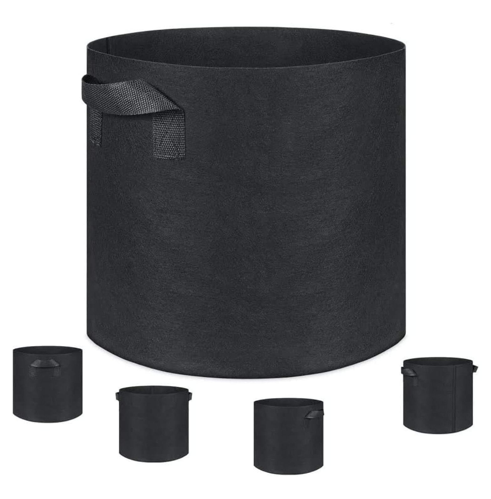 Gexandy Grow Bags, Fabric Planter, 5-Pack 10 Gallon Flower Plant ...