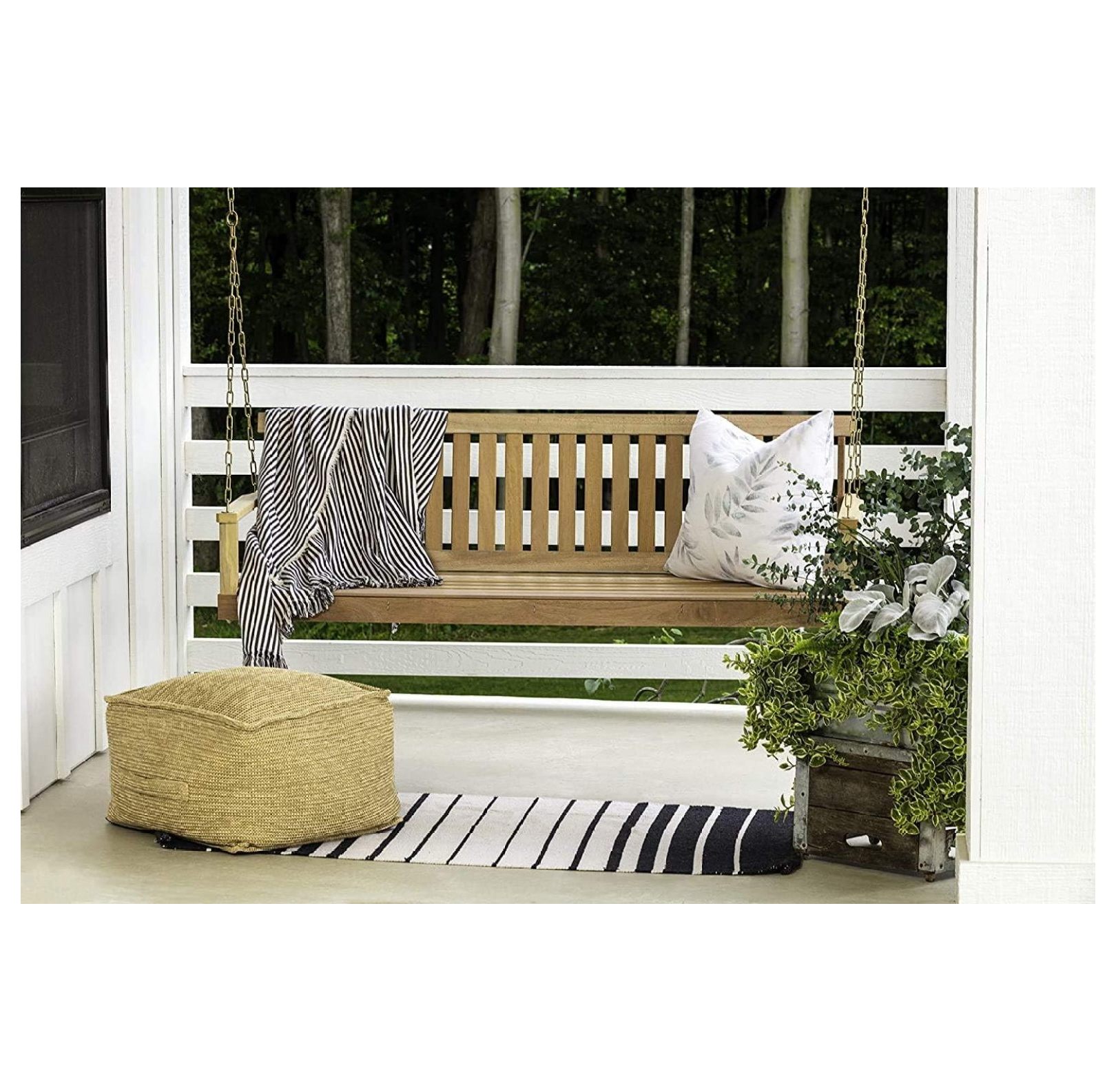 Gexandy&Home, 800087, Traditional 5-Foot Swing Seat with Chains in ...