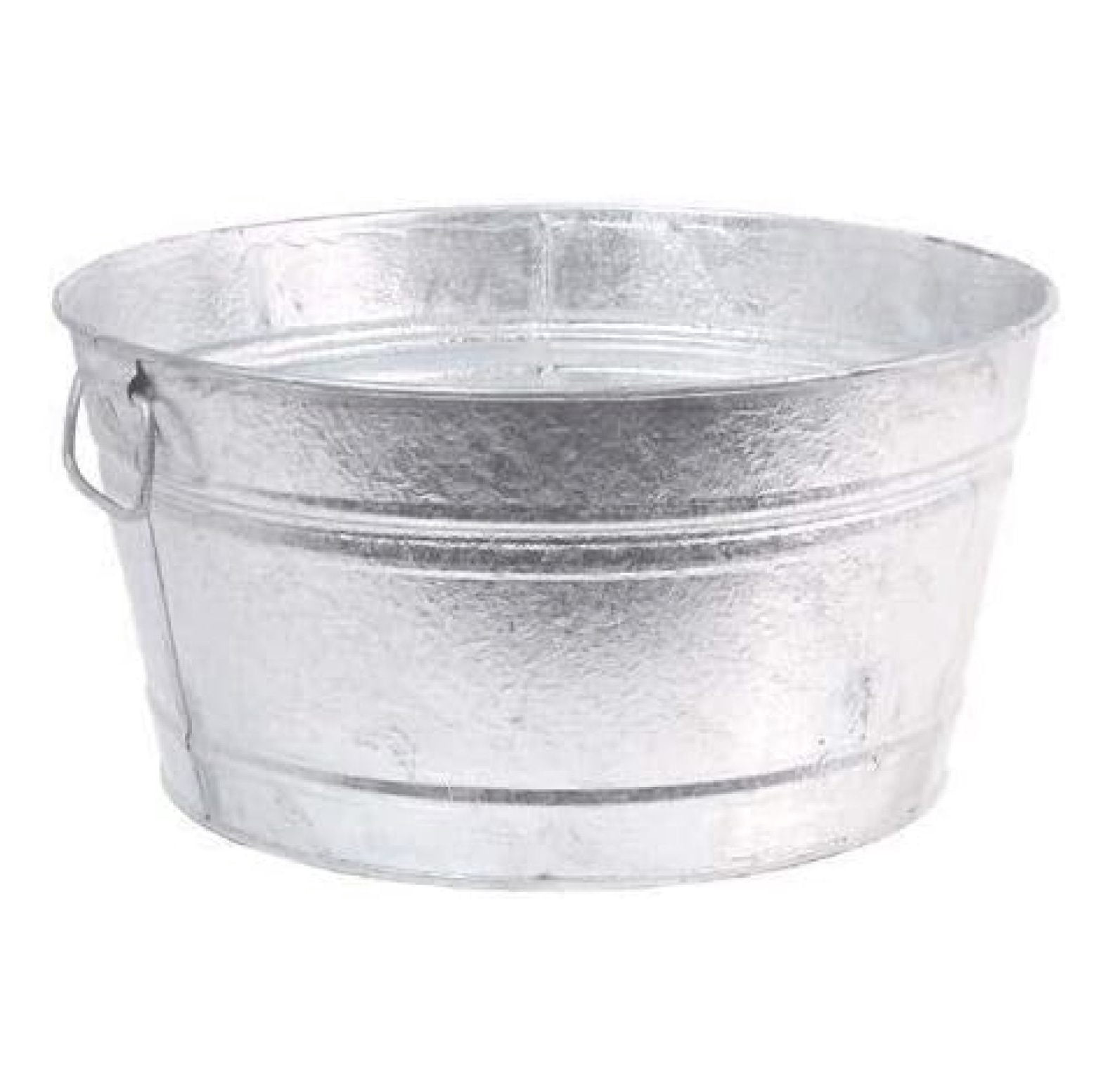 Gexandy Metal Bushel Tub Galvanized Bushel Tub, 8 Gallon (Item No. GBT8 ...